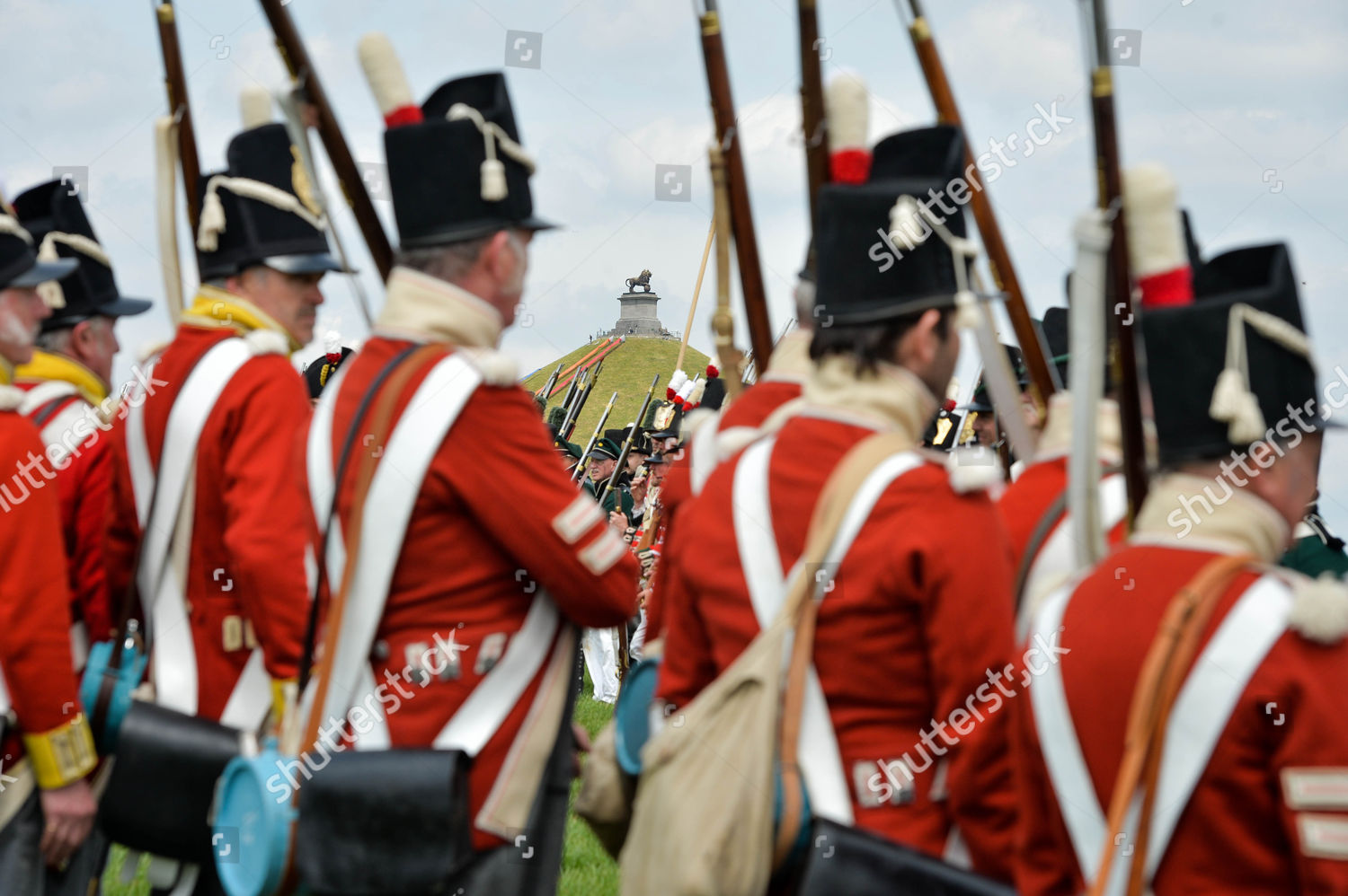 Participants Playing Parts Englishmen Wellingtons Army Editorial Stock ...
