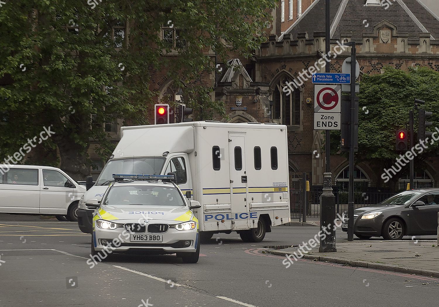 Convoy Police Vehicles Believed Be Transporting Editorial Stock Photo ...