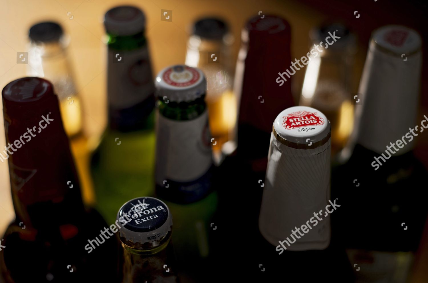 Bottles Beer Produced By Ab Inbev Editorial Stock Photo - Stock Image ...