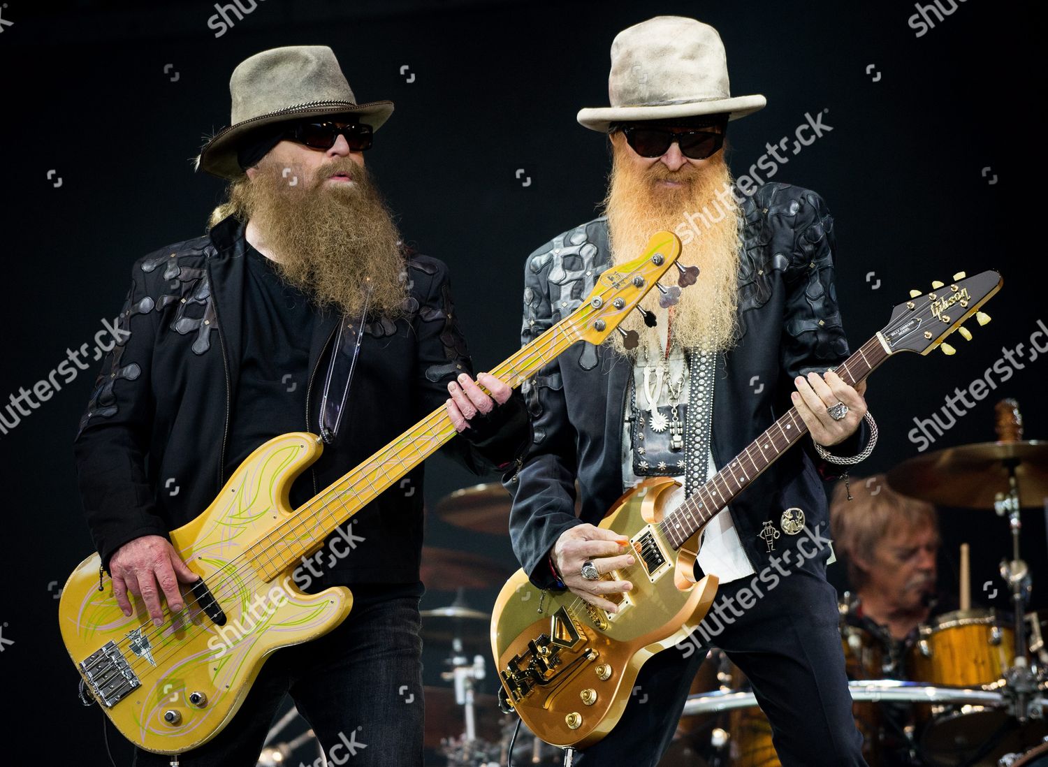 Us Rock Band Zz Top Performs Editorial Stock Photo - Stock Image ...