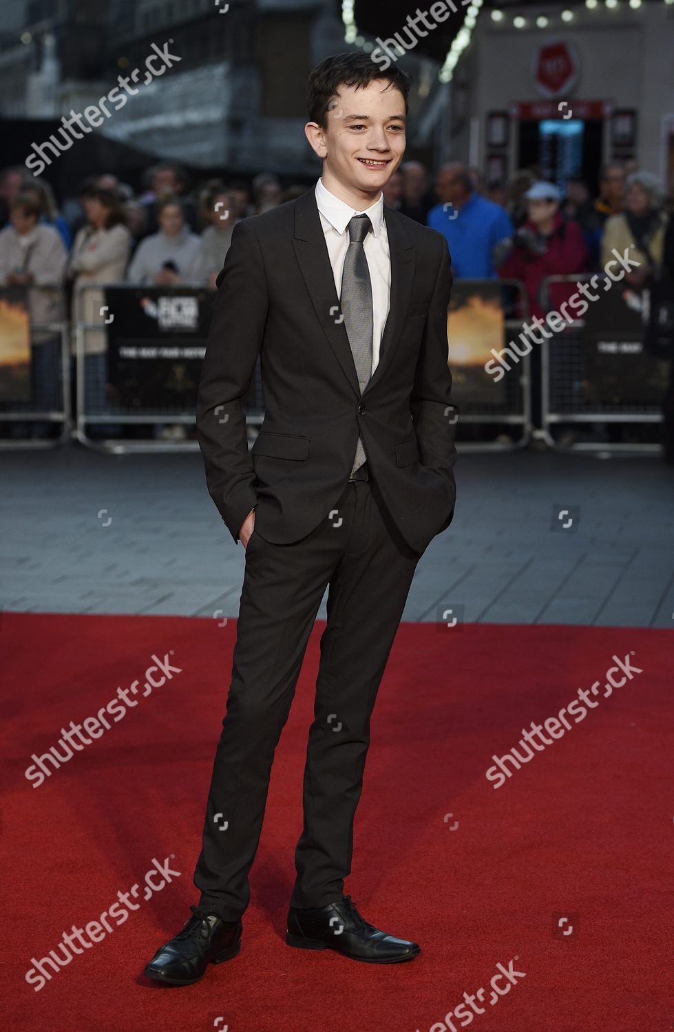 British Actorcast Member Lewis Macdougall Arrives Editorial Stock Photo ...