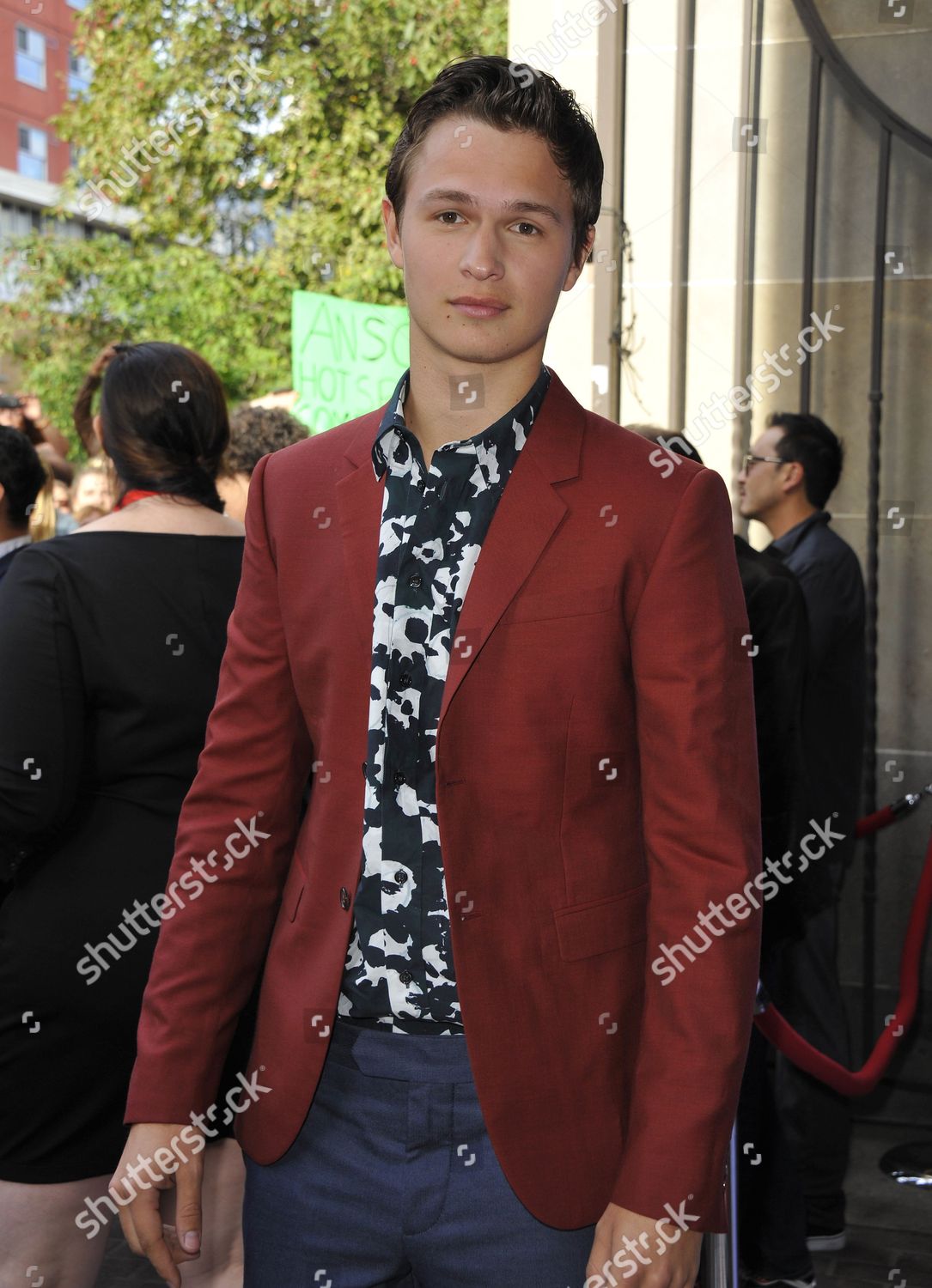 Us Actor Cast Member Ansel Elgort Editorial Stock Photo - Stock Image ...