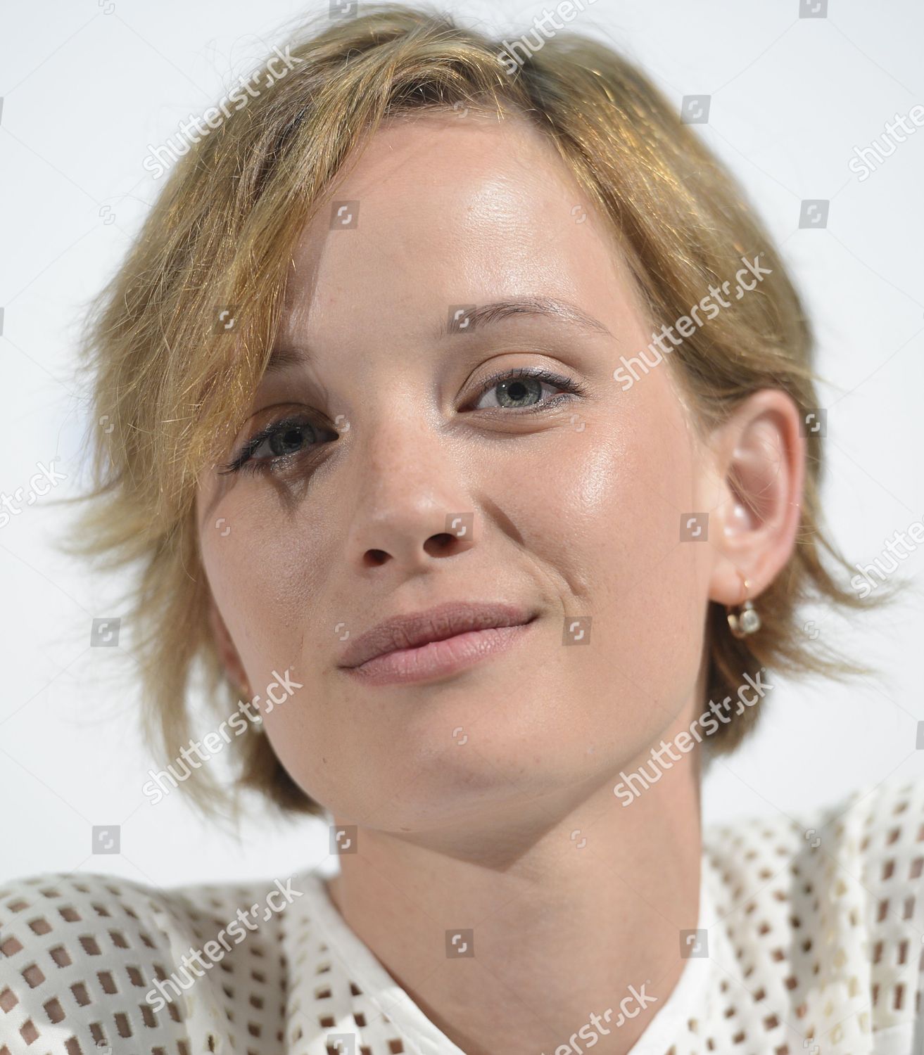 Hungarian Actress Nora Horich Looks On Editorial Stock Photo - Stock ...