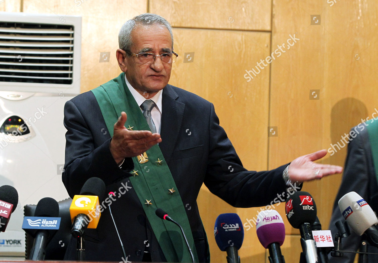 Egyptian Judge Hassan Hassanin Arrives Trial Editorial Stock Photo ...