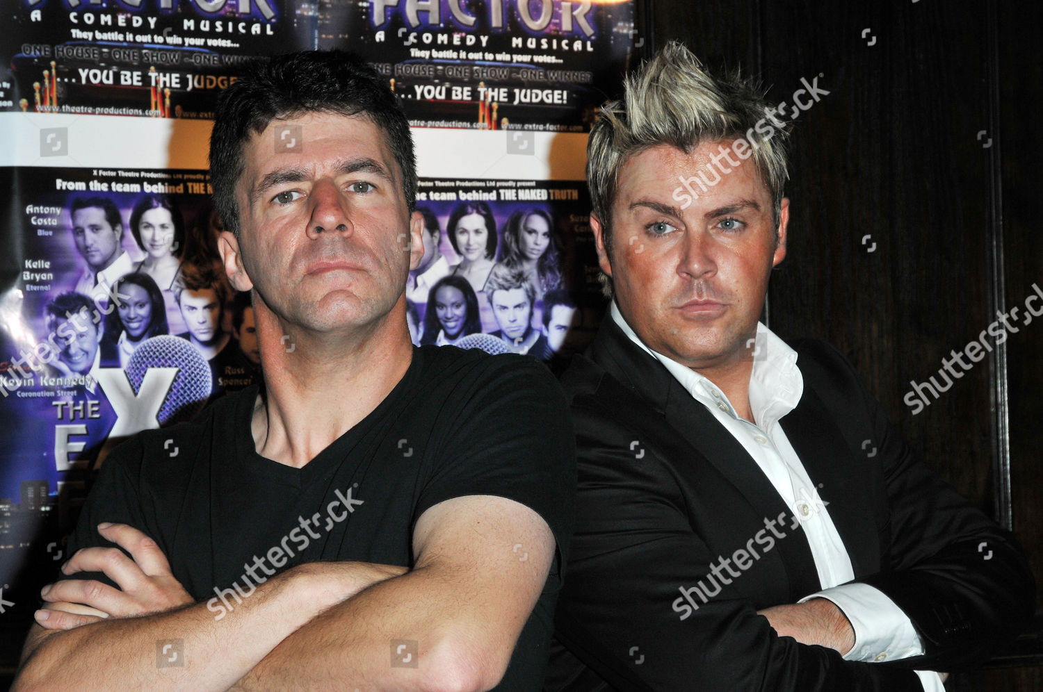 Russ Spencer Andrew Monk Simon Cowell Editorial Stock Photo - Stock ...