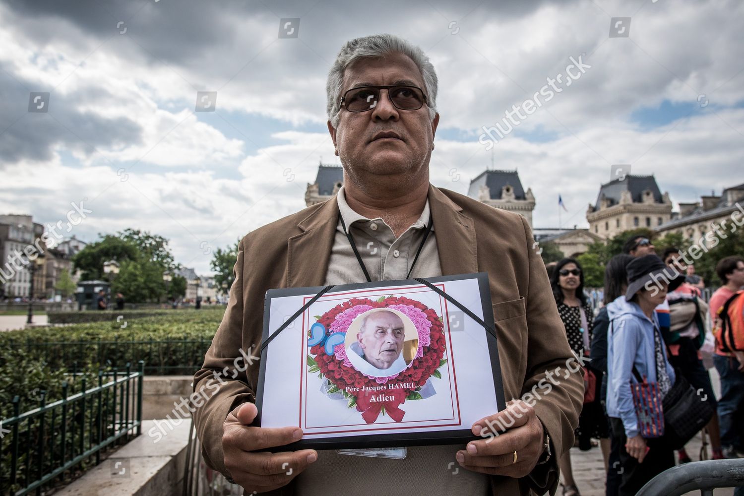 People Pay Tribute Priest Jacques Hamel Editorial Stock Photo - Stock ...