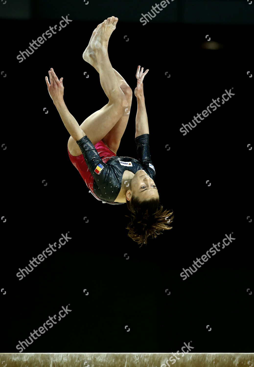 Romanian Gymnast Andreea Eugenia Munteanu Performs Editorial Stock ...