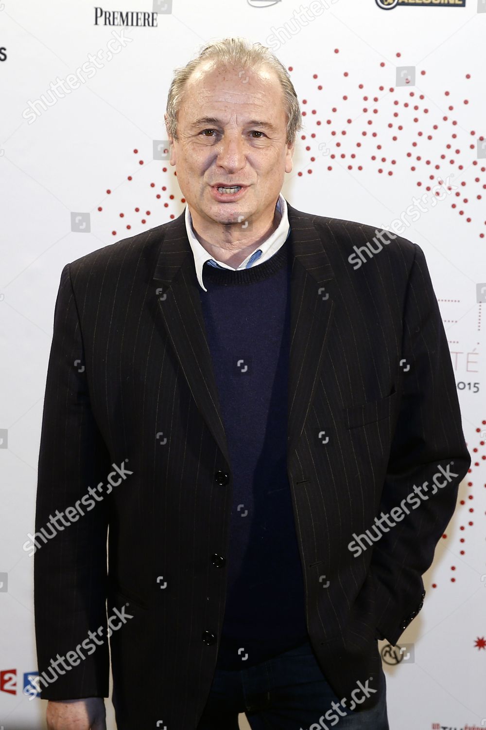 French Actor Patrick Braoude Poses Photographers Editorial Stock Photo ...