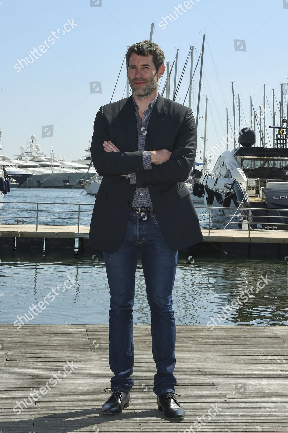 French Actor Jalil Lespert Poses During Editorial Stock Photo - Stock ...
