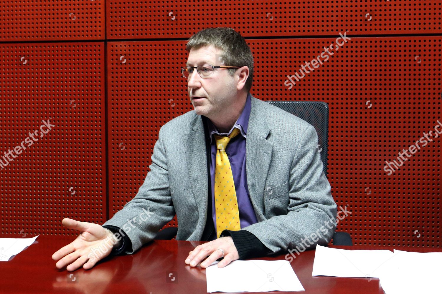 Judge Pierre Gramaize Sits Trial High Editorial Stock Photo - Stock ...