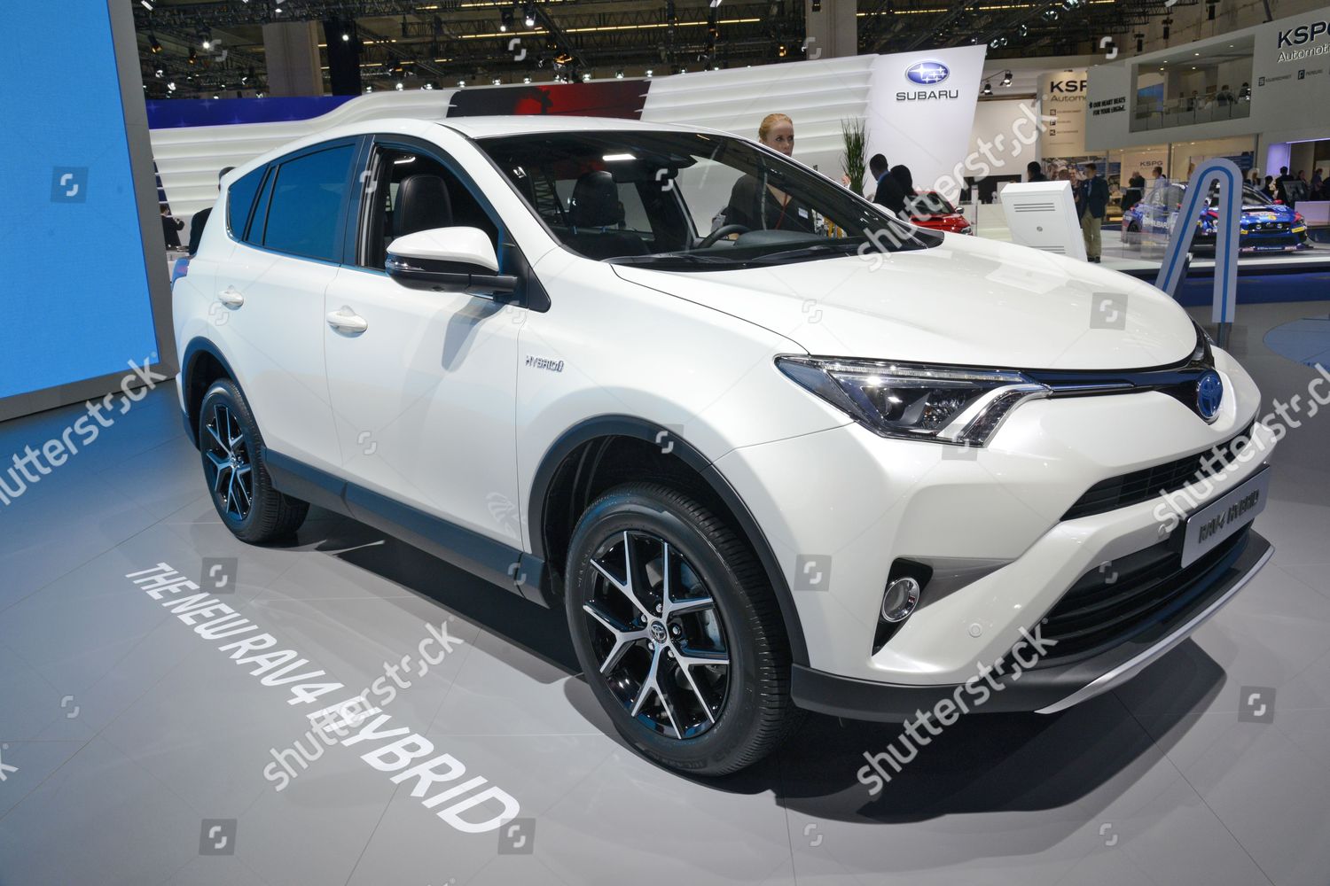 New Toyota Rav4 Hybrid On Display Editorial Stock Photo - Stock Image ...