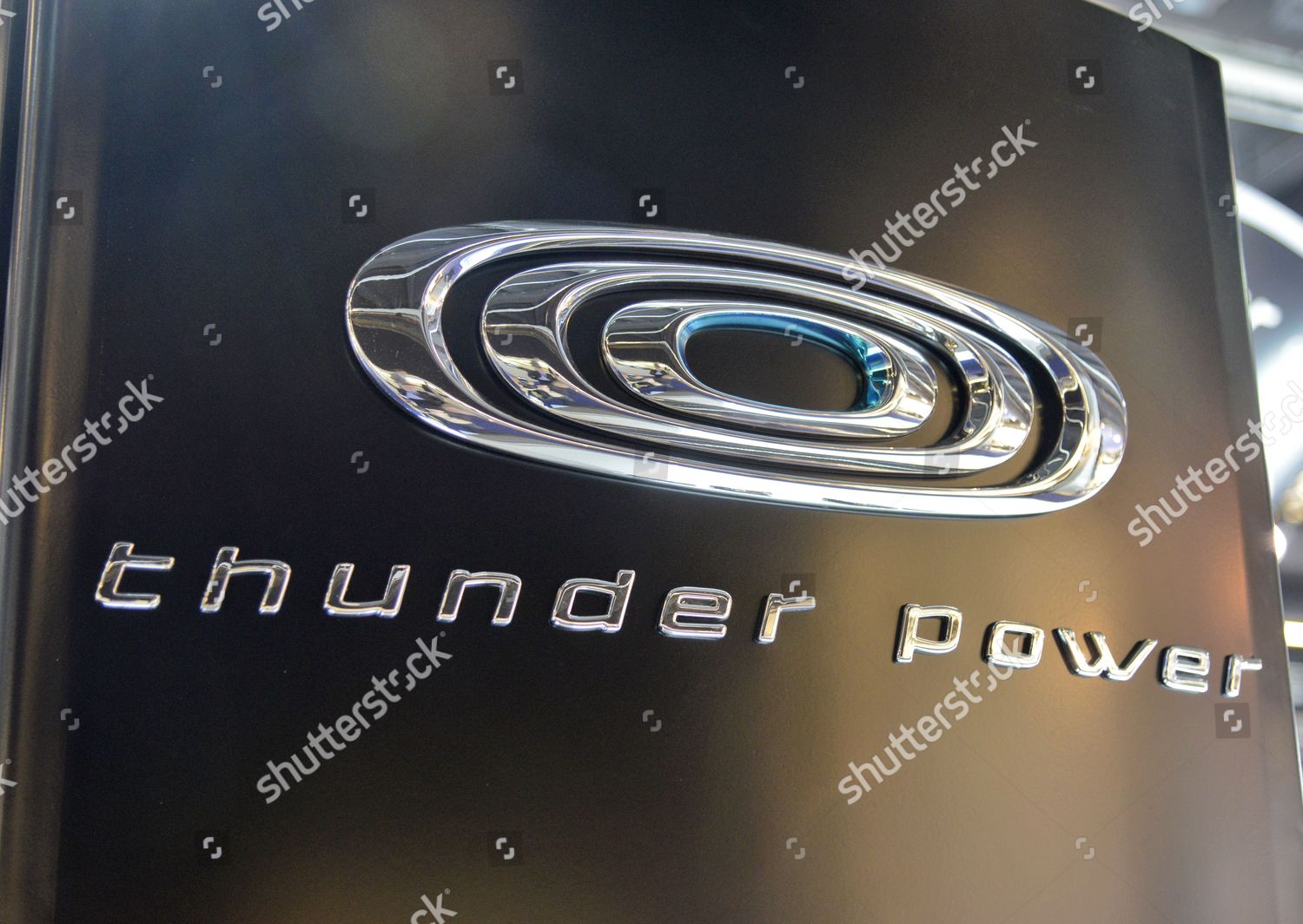 Logo Electric Vehicle Manufacturer Thunder Power Editorial Stock Photo ...