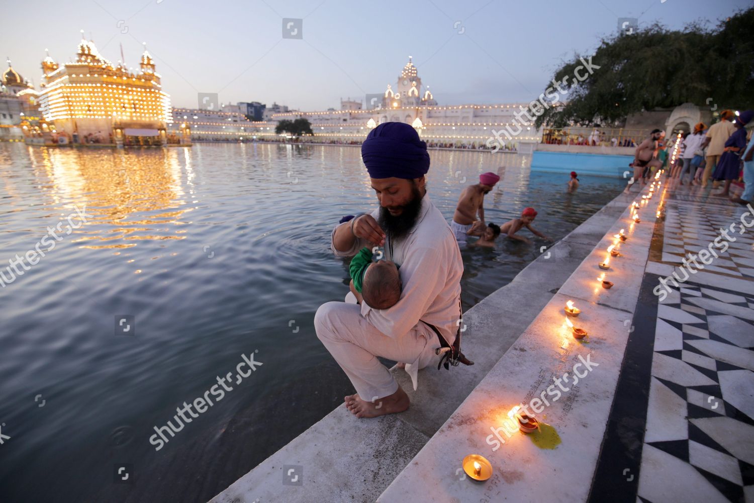 Baptized Sikh Man Gives Holy Water Editorial Stock Photo - Stock Image ...