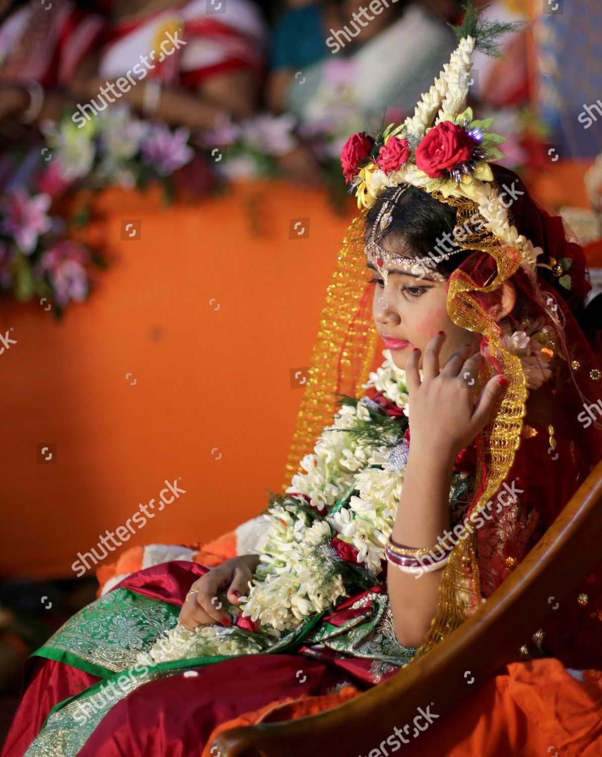 Indian Girl Ishani Chatterjee R Dressed Editorial Stock Photo - Stock ...