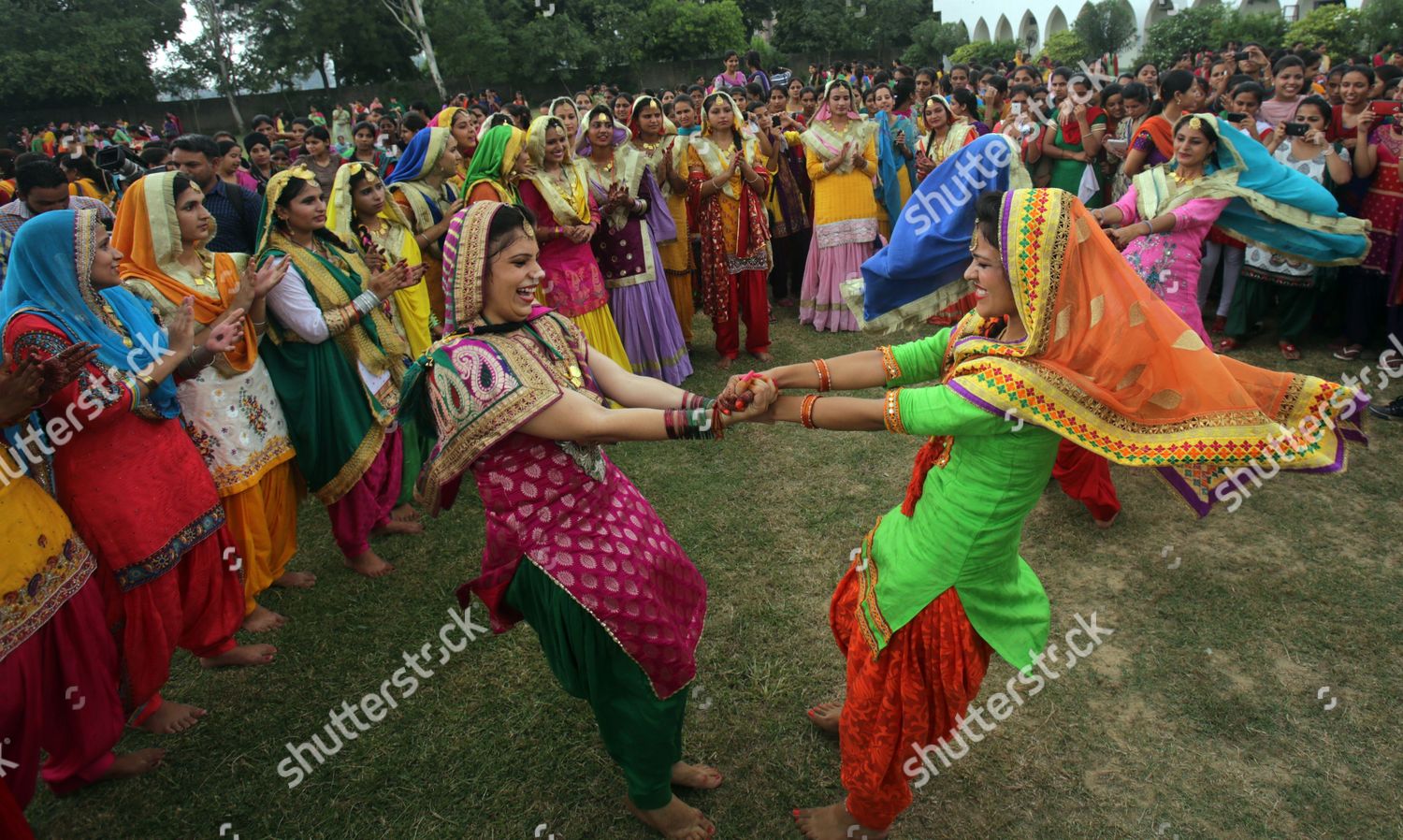 Indian Women Khalsa Female College Wearing Editorial Stock Photo ...
