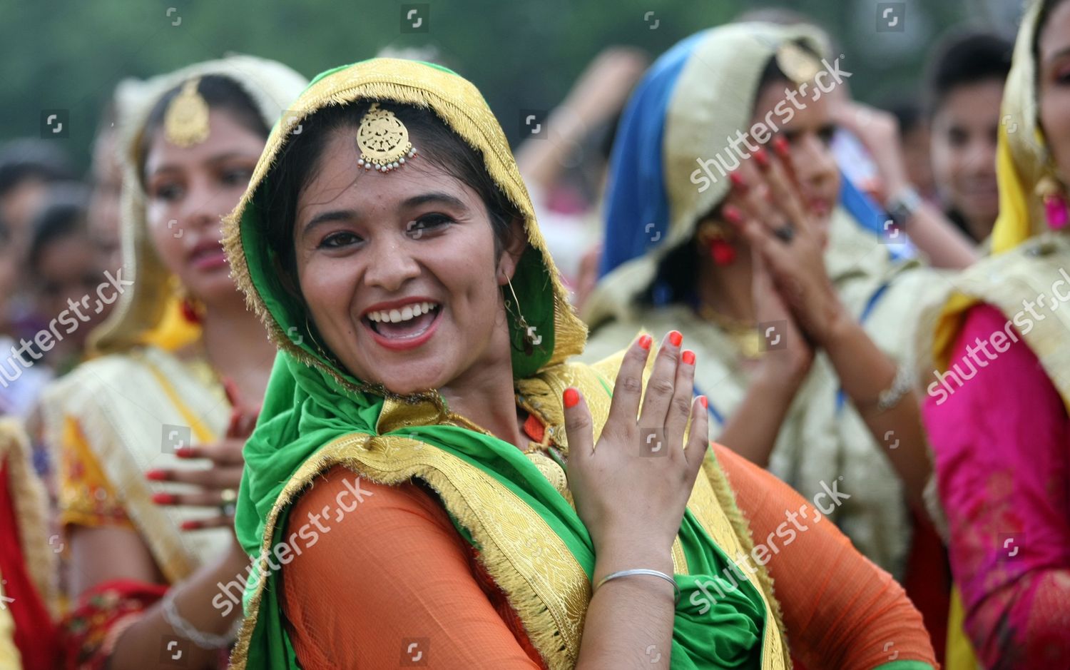 Indian Woman Khalsa Female College Wearing Editorial Stock Photo ...