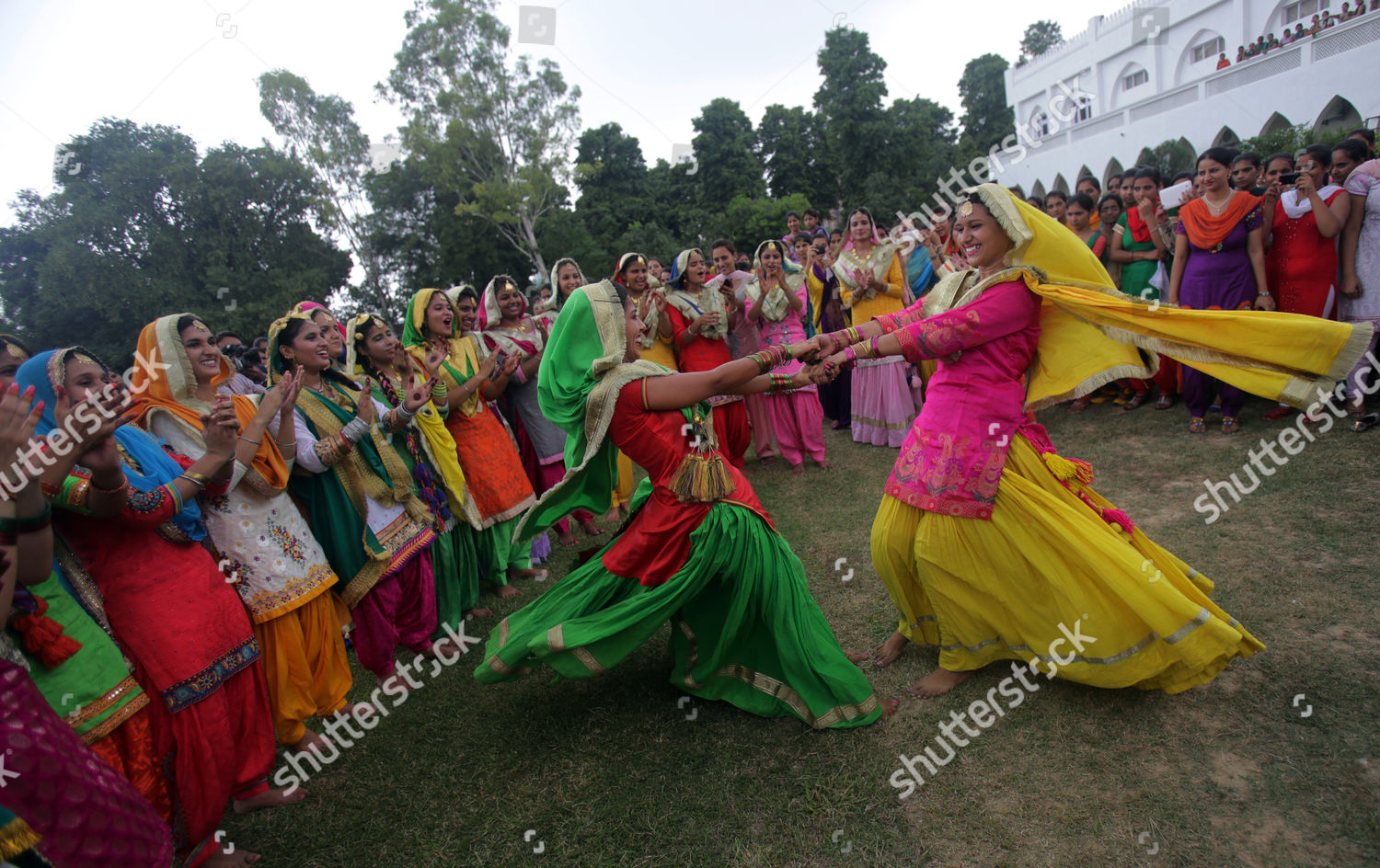 Indian Women Khalsa Female College Wearing Editorial Stock Photo ...
