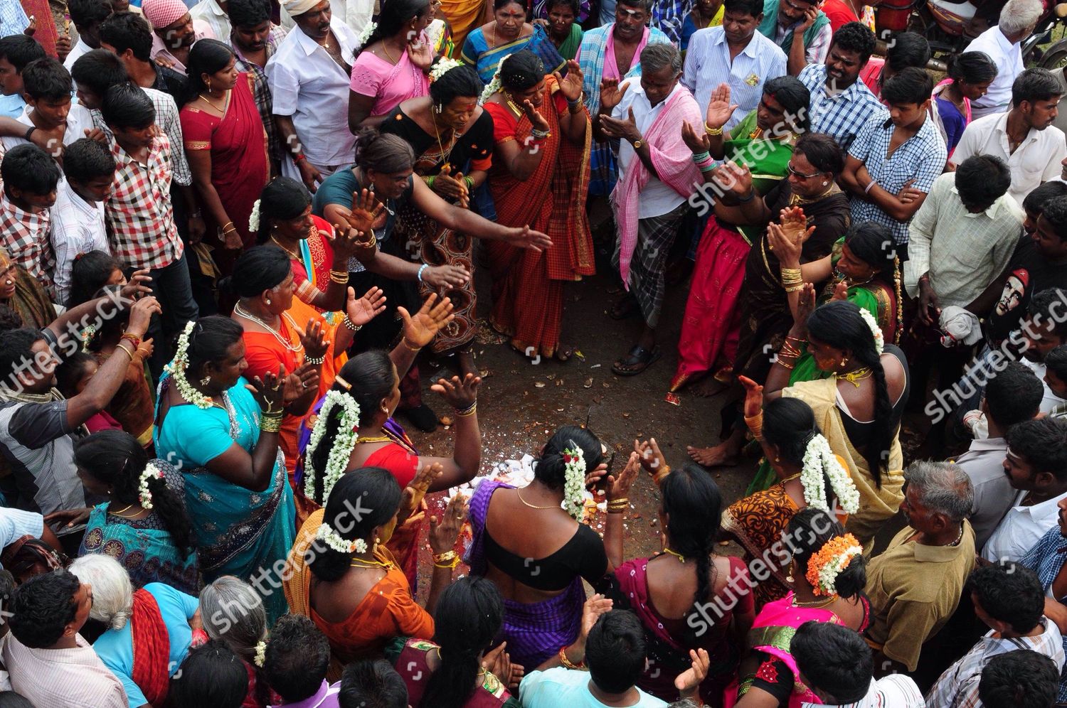 Indian Eunuch Dance During Annual Eunuch Editorial Stock Photo - Stock ...