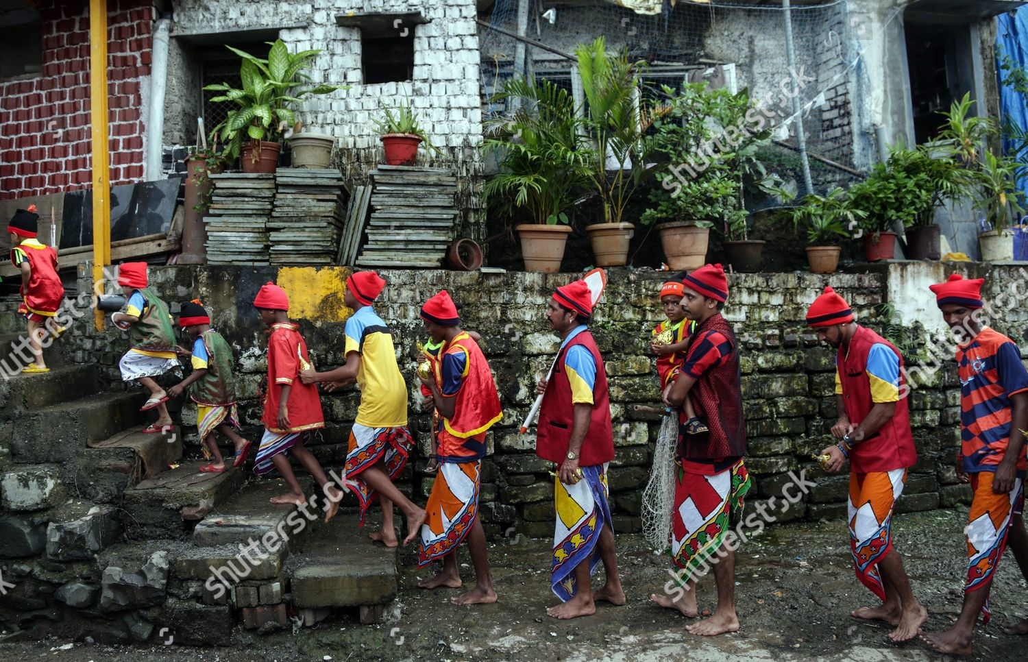 Indian Fishermen Their Children Koli Community Editorial Stock Photo ...