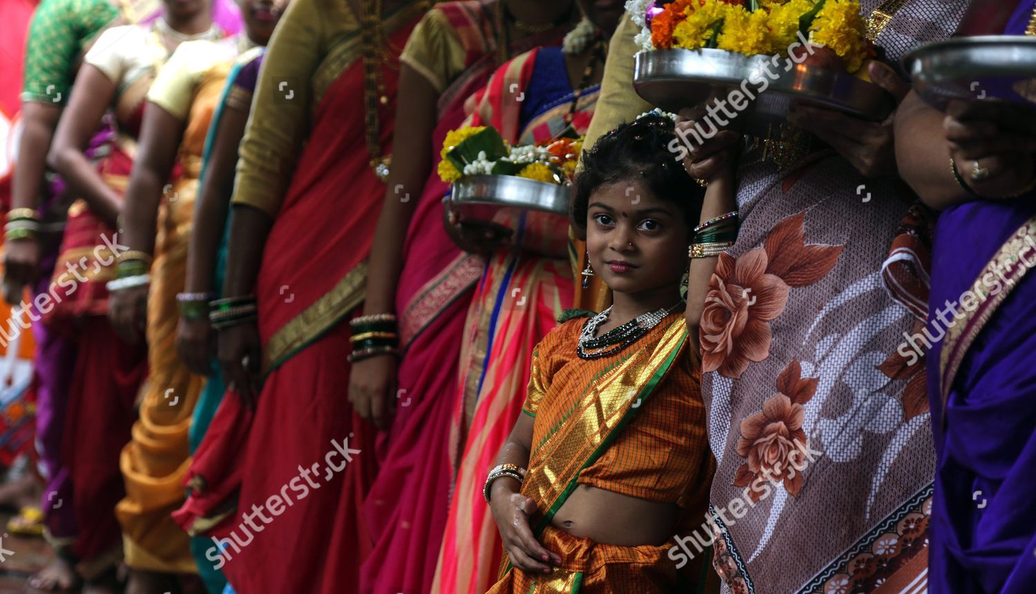 Indian Girl Koli Community Traditional Attire Editorial Stock Photo ...