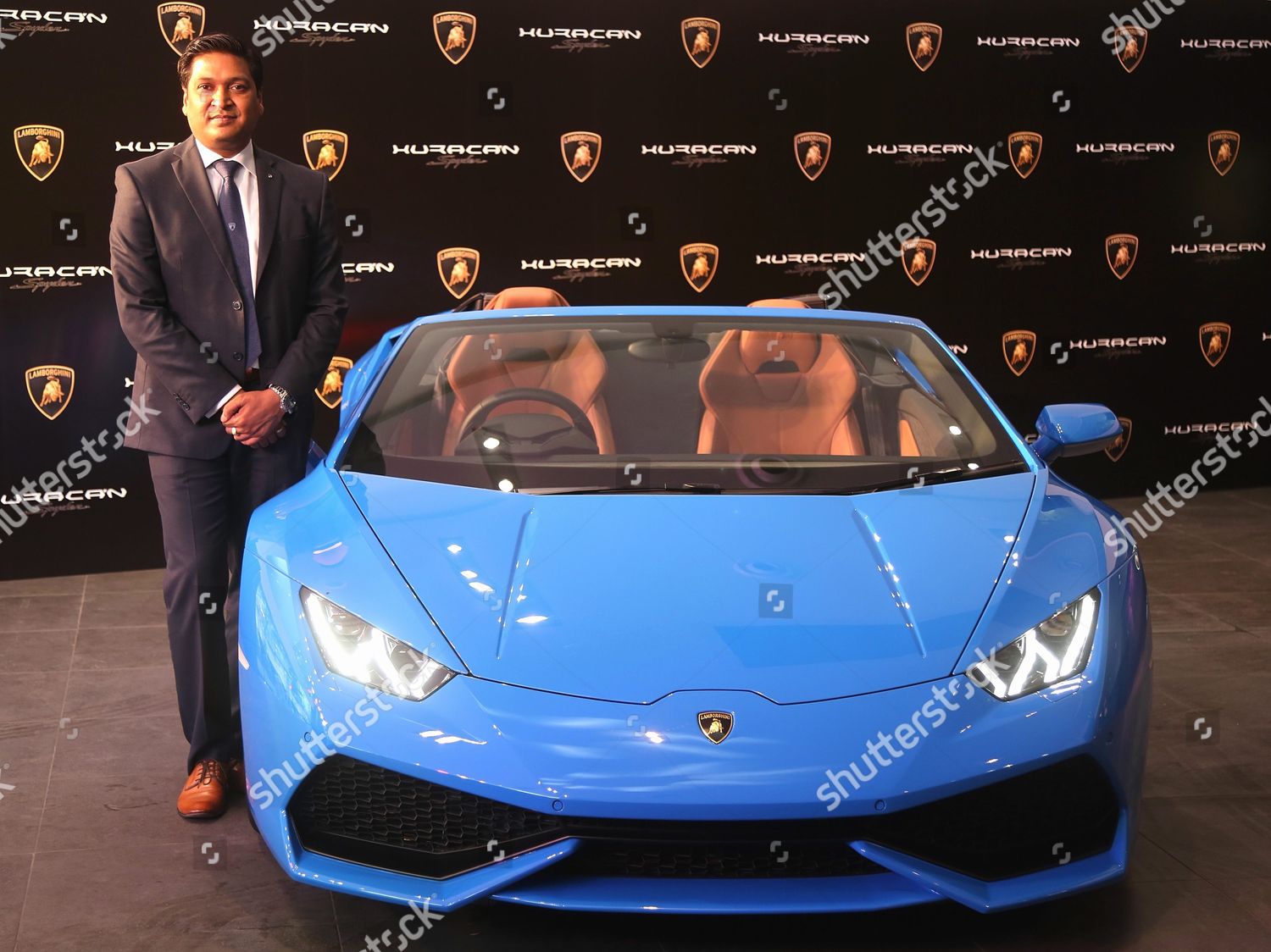 Sharad Agarwal Head Lamborghini India Pose Editorial Stock Photo - Stock Image | Shutterstock