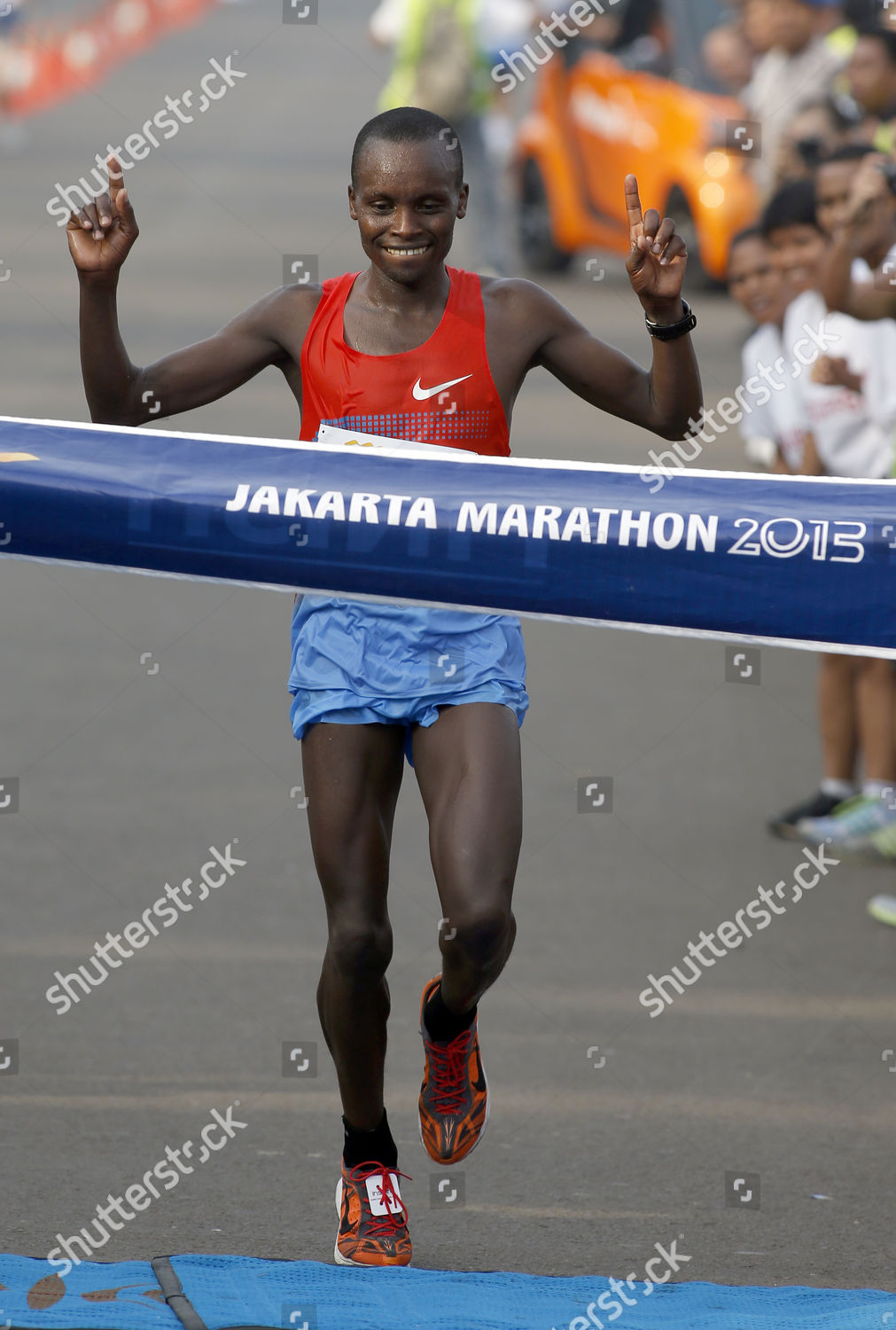 Kenyan William Chebon Chebor Jubilates He Editorial Stock Photo - Stock ...