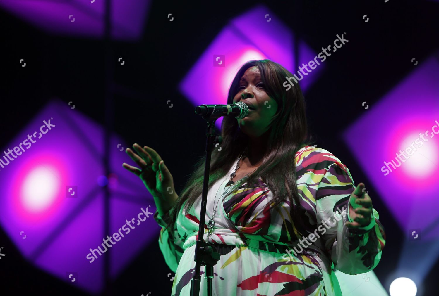 German Jazz Singer Michelle Walker Performs Editorial Stock Photo ...