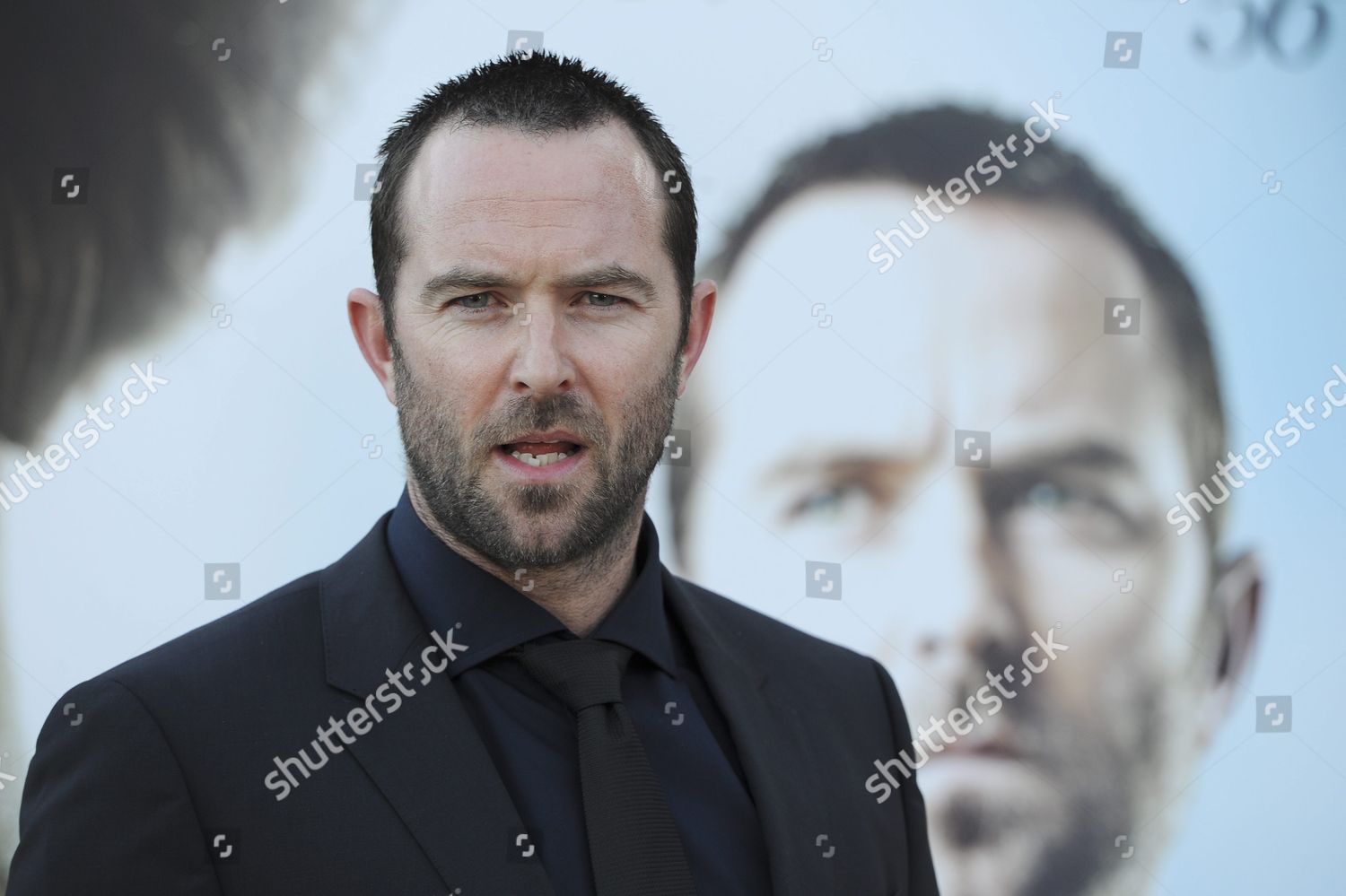 Australian Actor Sullivan Stapleton Poses During Editorial Stock Photo ...