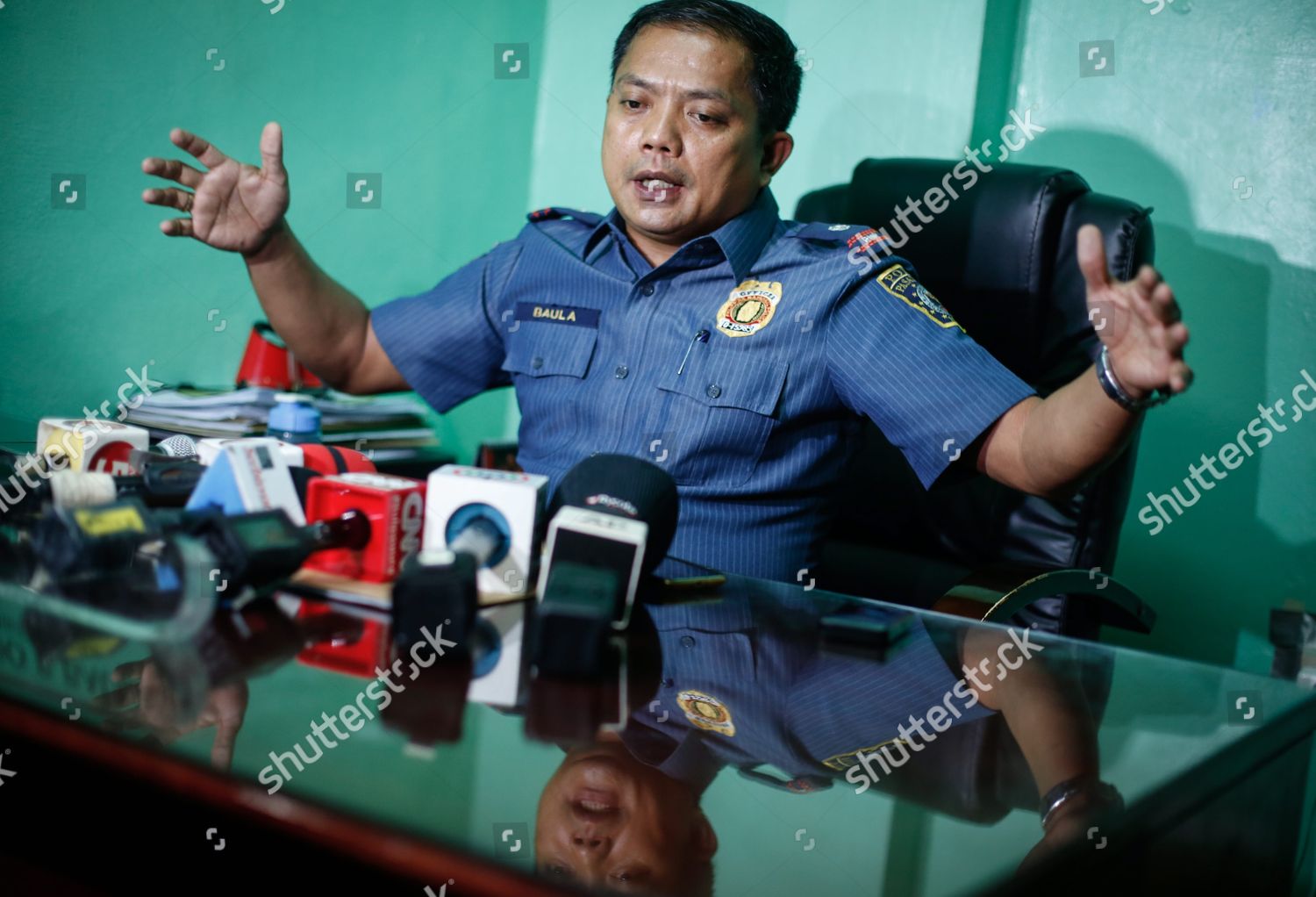 Filipino Chief Inspector Rolando Baula Pasay Editorial Stock Photo ...