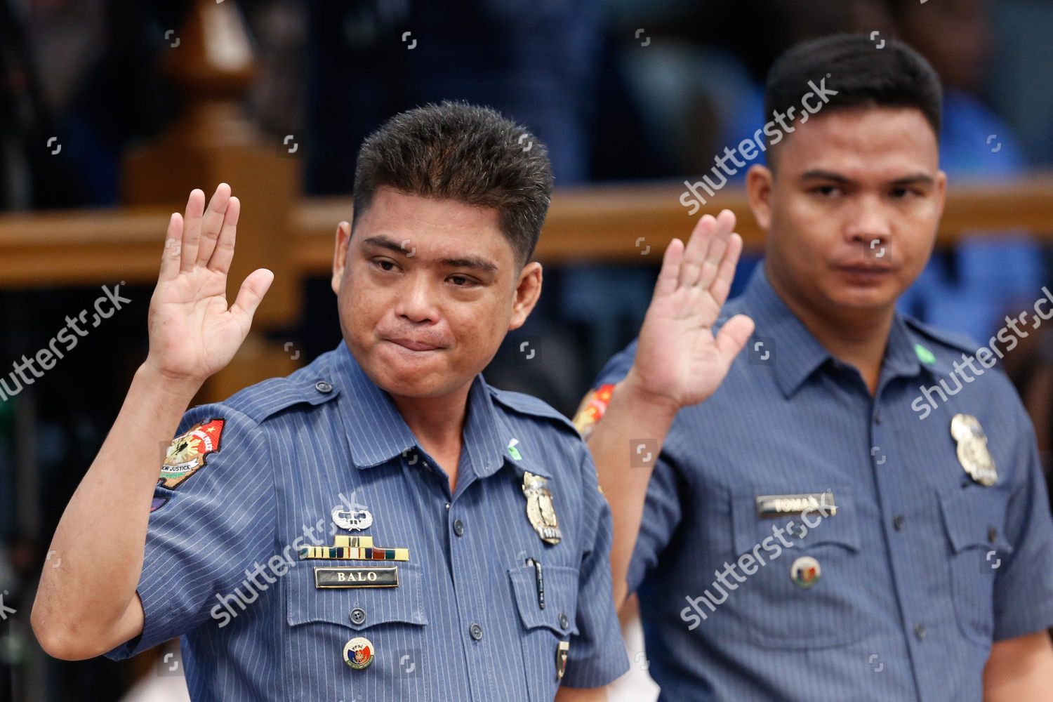 Philippine National Police Pnp Officers Po2 Editorial Stock Photo ...