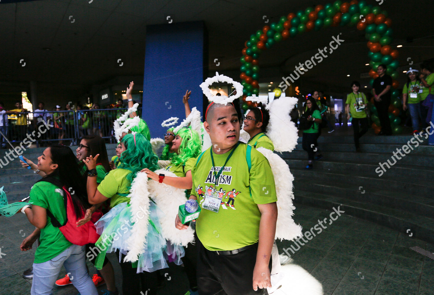 Filipino Affected By Autism Dressed Angel Editorial Stock Photo - Stock ...