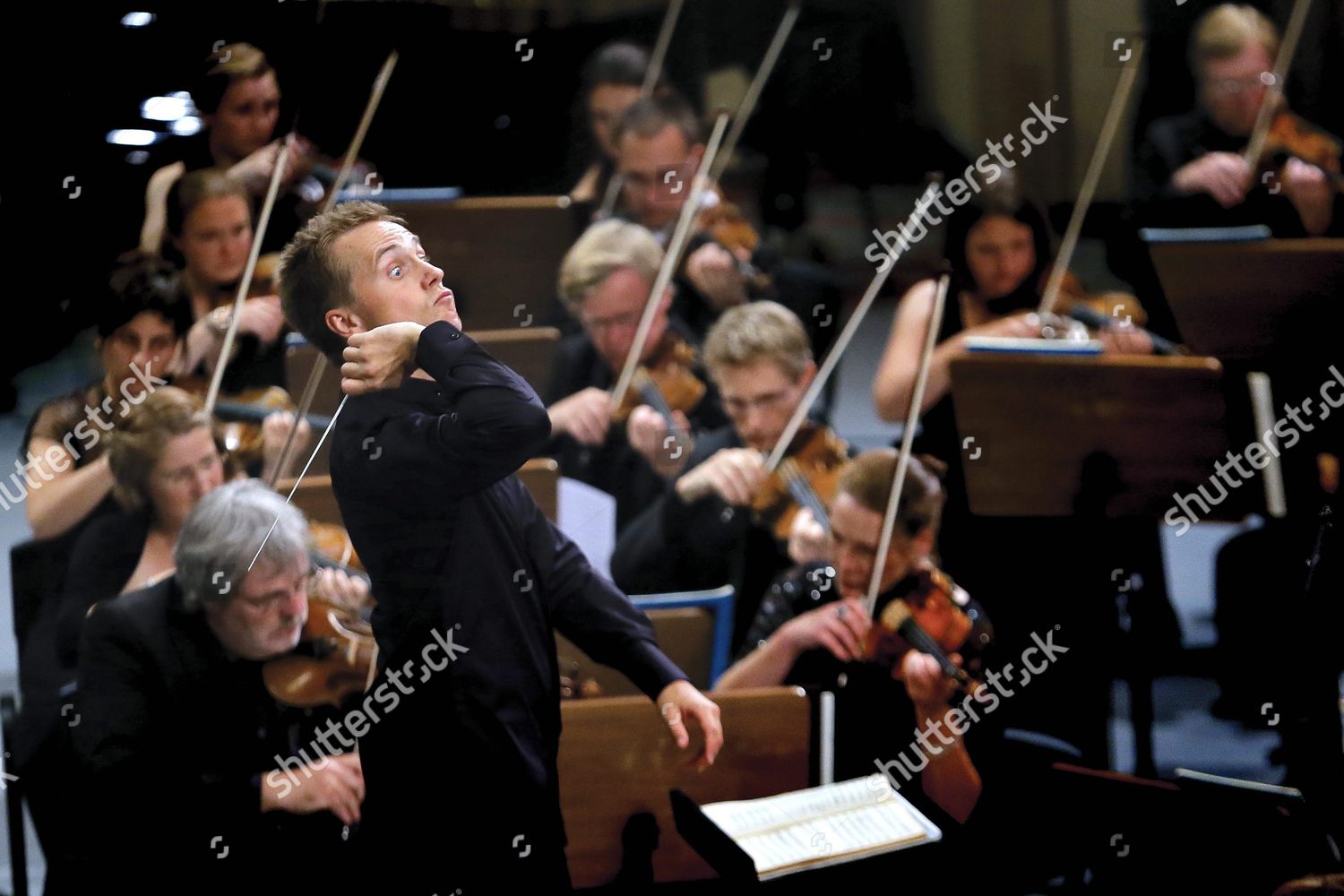 Russian Conductor Vasily Petrenko C Conducts Editorial Stock Photo ...