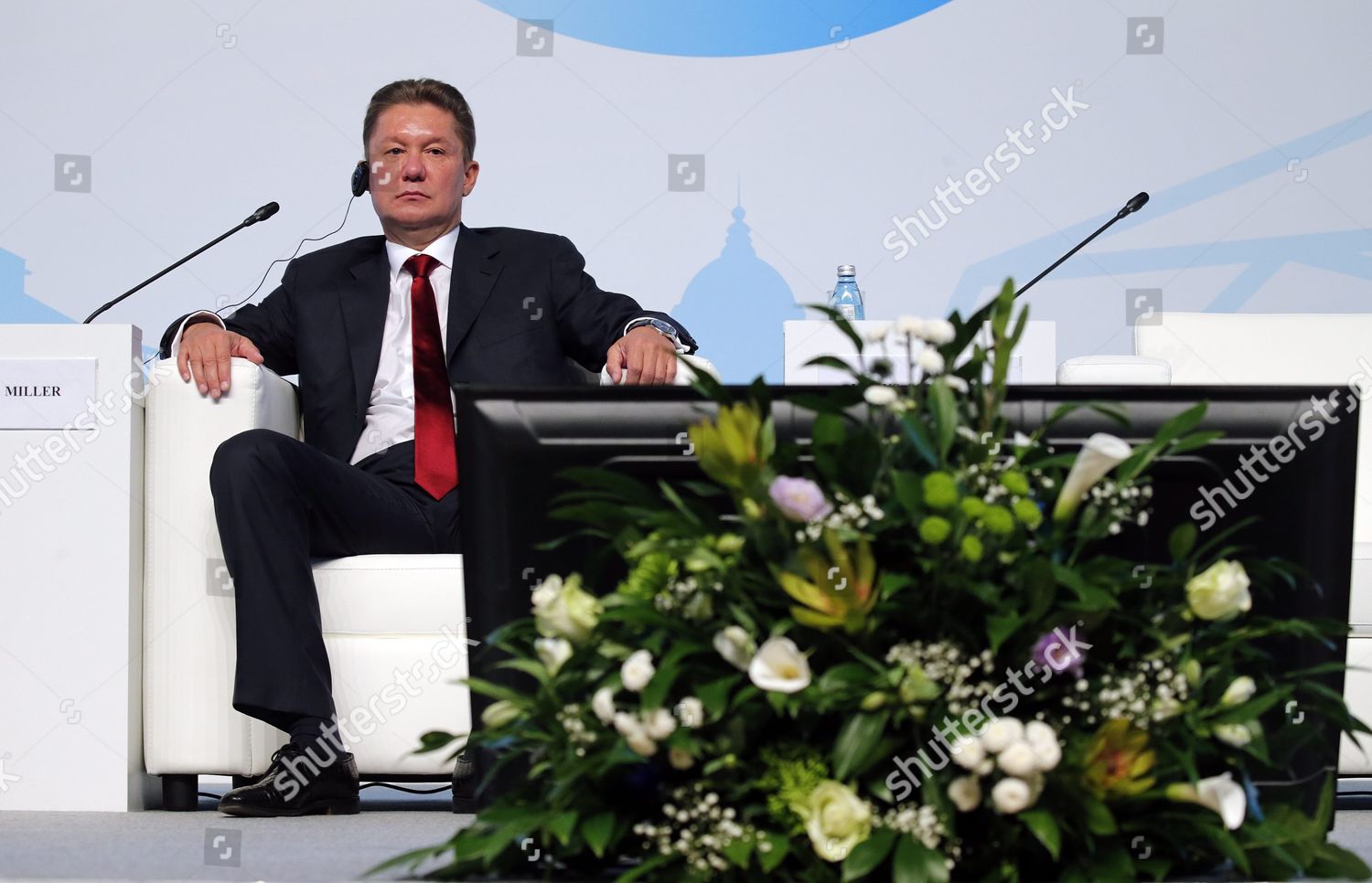 Alexey Miller Chairman Management Committee Gazprom Editorial Stock ...