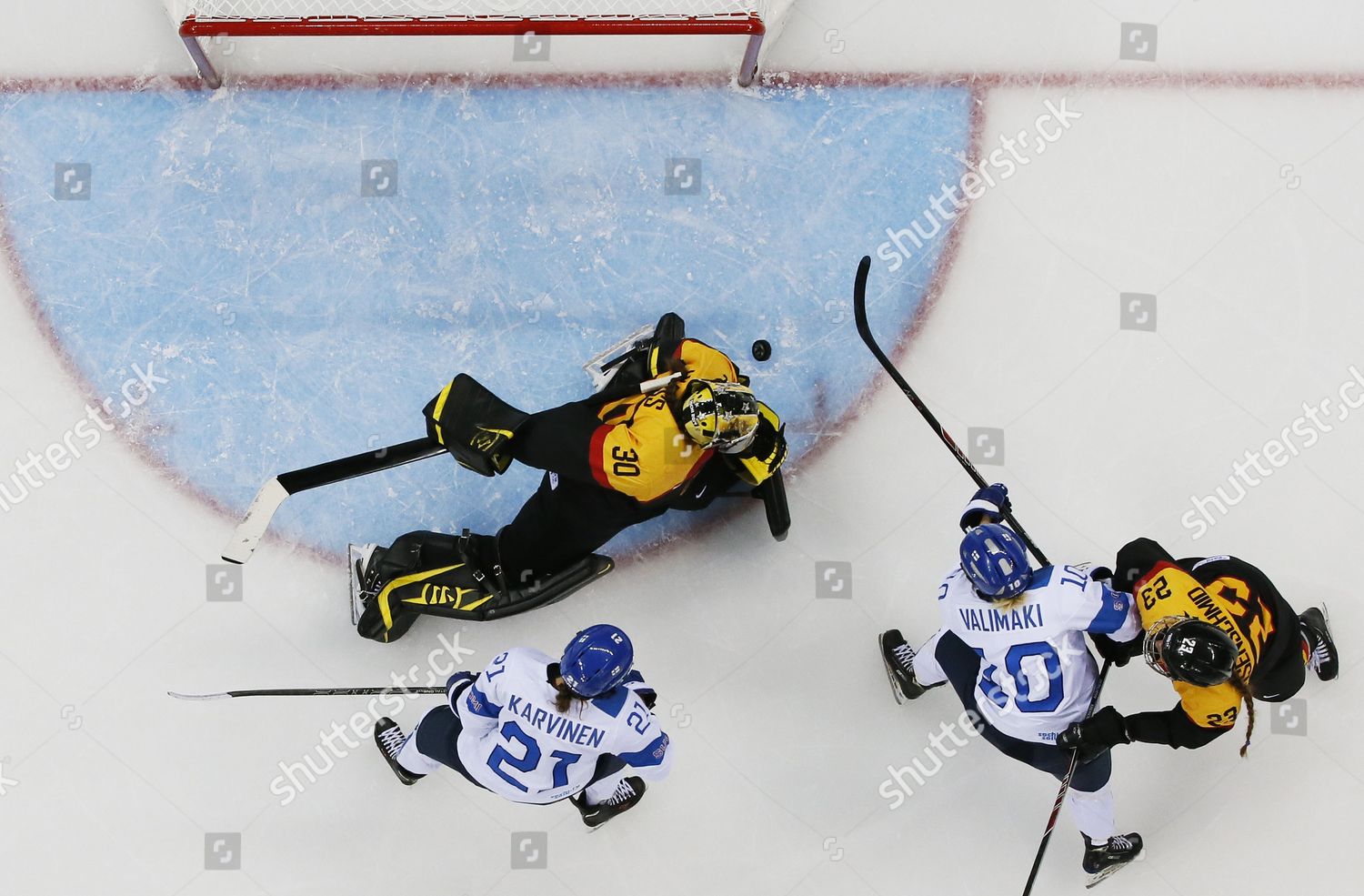 German Goalkeeper Jennifer Harss Teammate Tanja Editorial Stock Photo ...