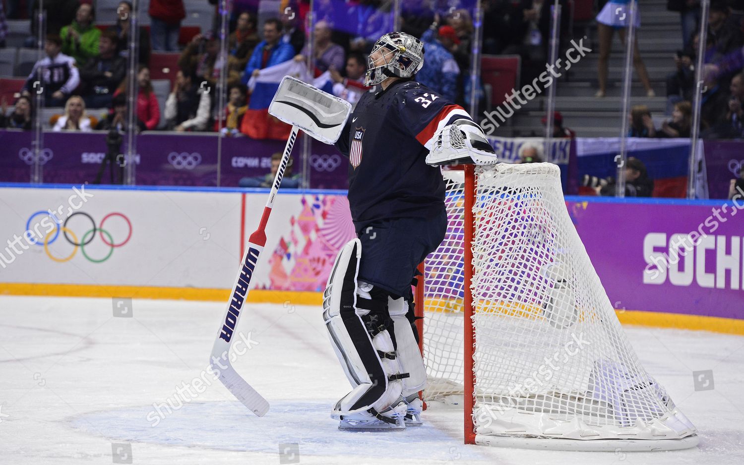 Goalie Jonathan Quick Usa Looks Score Editorial Stock Photo - Stock ...