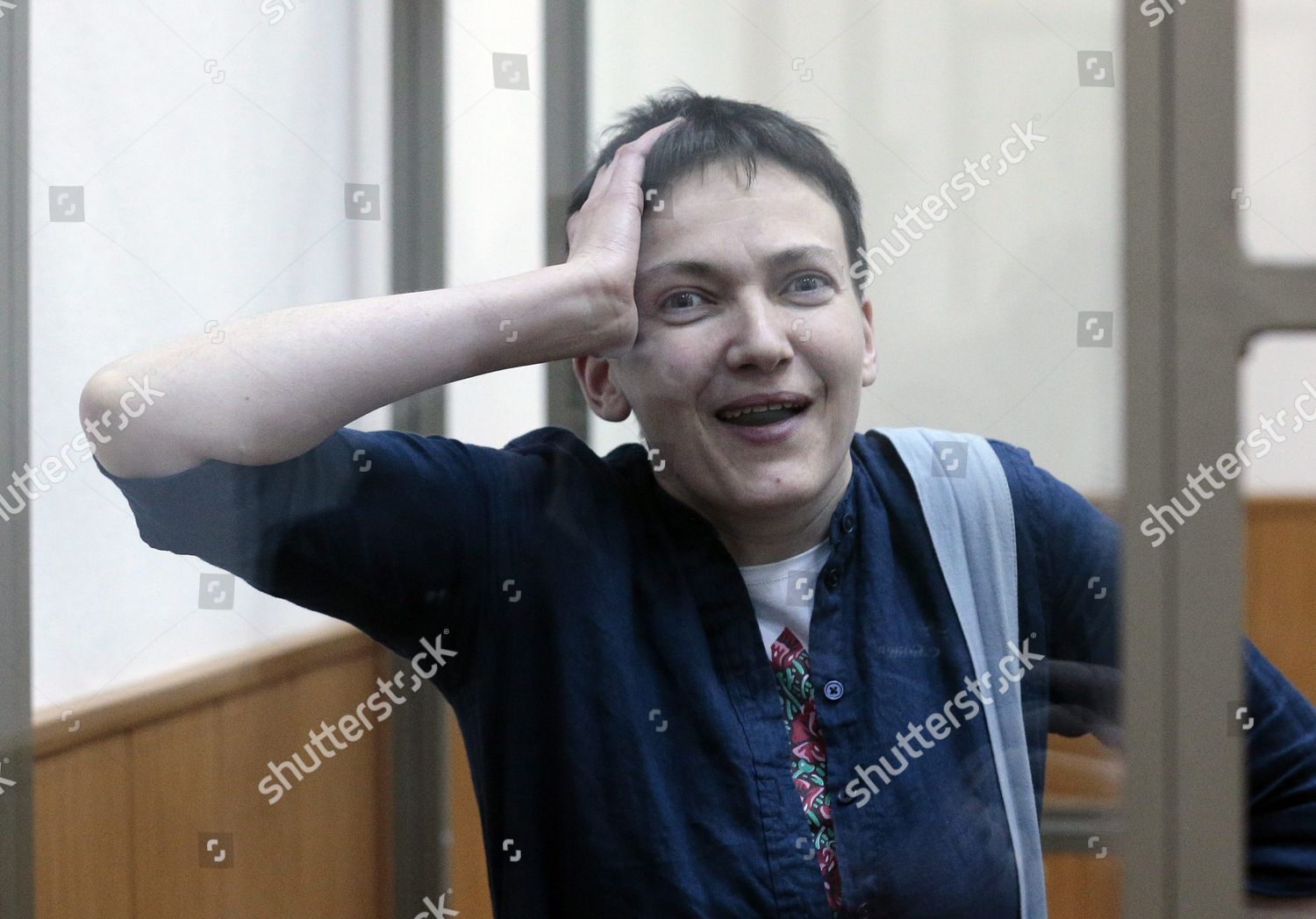 Former Ukrainian Military Pilot Nadezhda Savchenko Editorial Stock ...