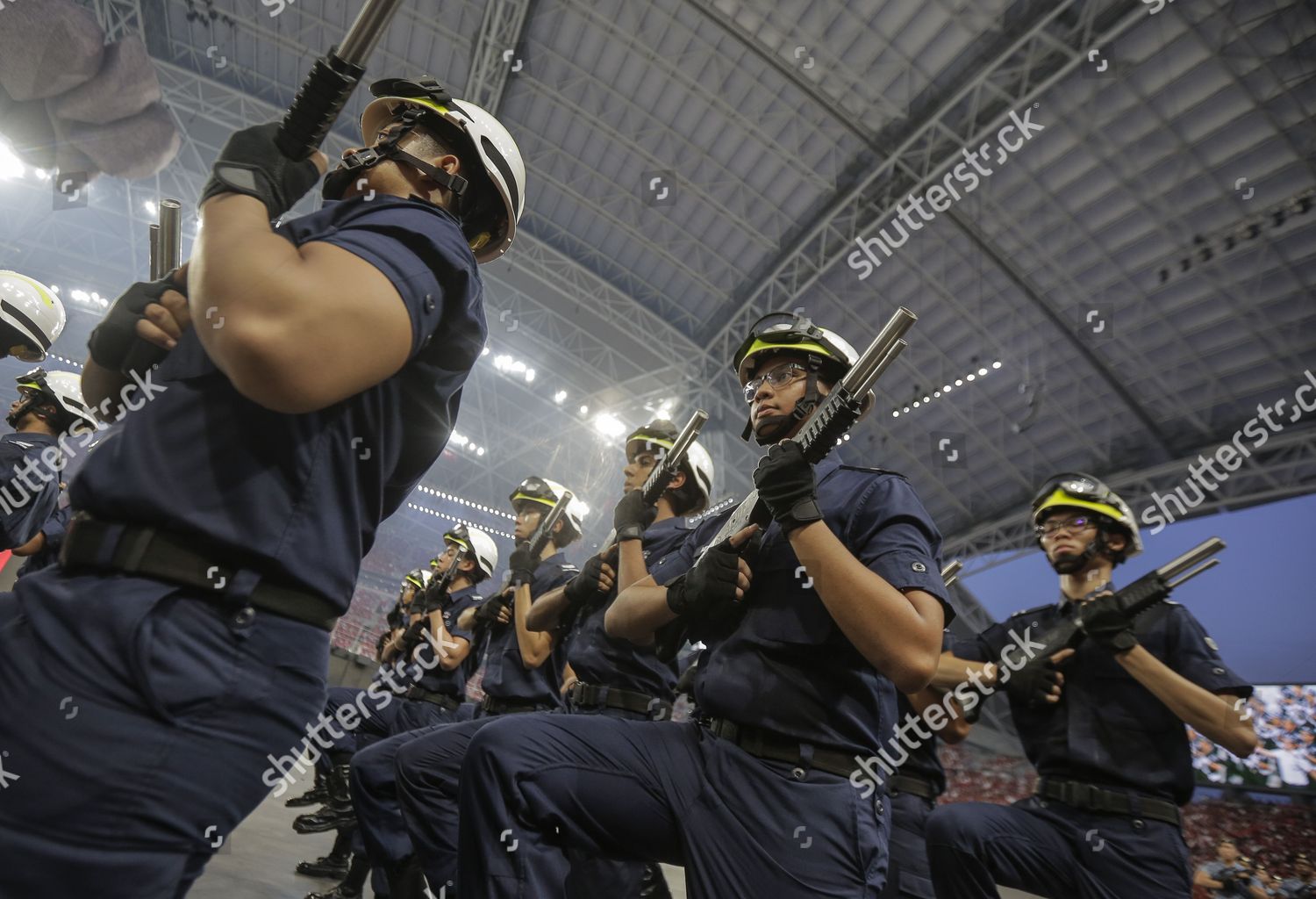 Firefighter Contingent Pictured During 51st National Editorial Stock ...