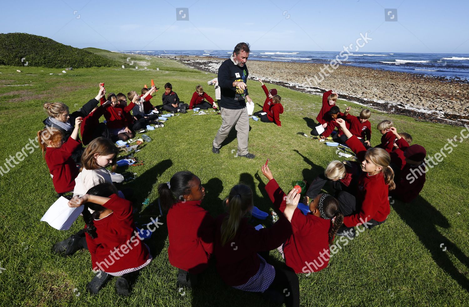 Environmental Educator Jan Labuschagne C Teaches Editorial Stock Photo ...