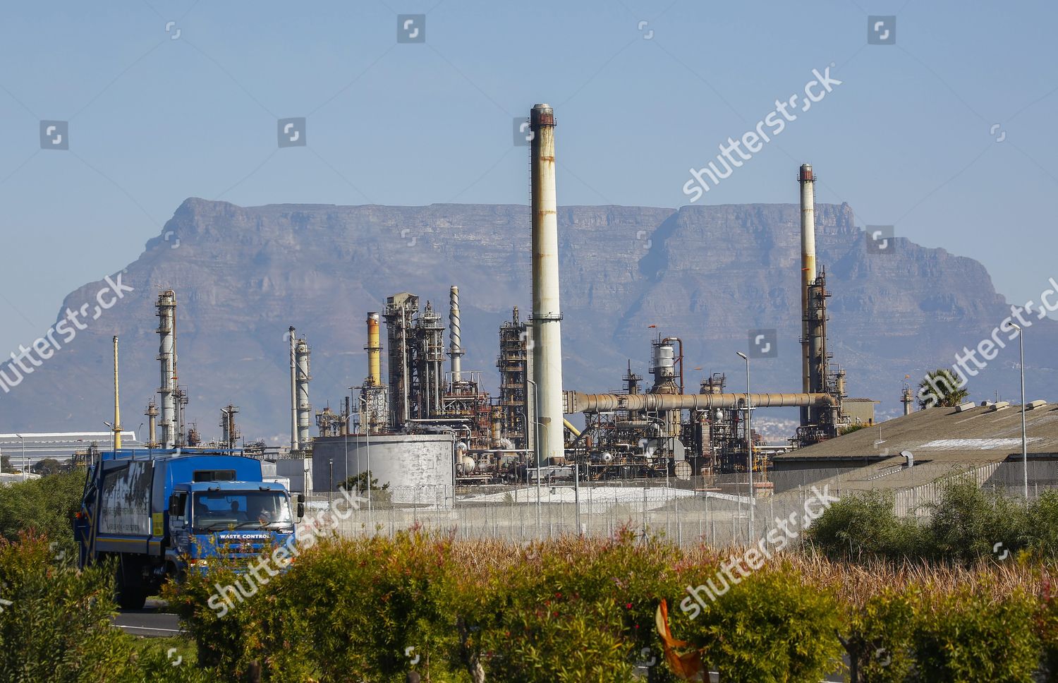Vehicle Passes Chevron Oil Refinery Cape Editorial Stock Photo - Stock ...