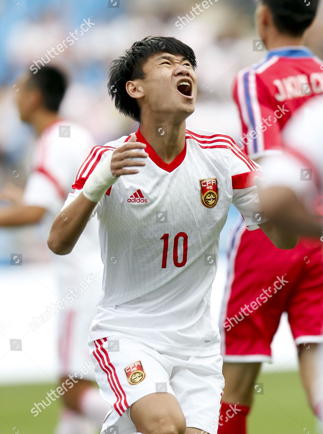 Chinas Feng Gang Reacts During Mens Editorial Stock Photo - Stock Image ...
