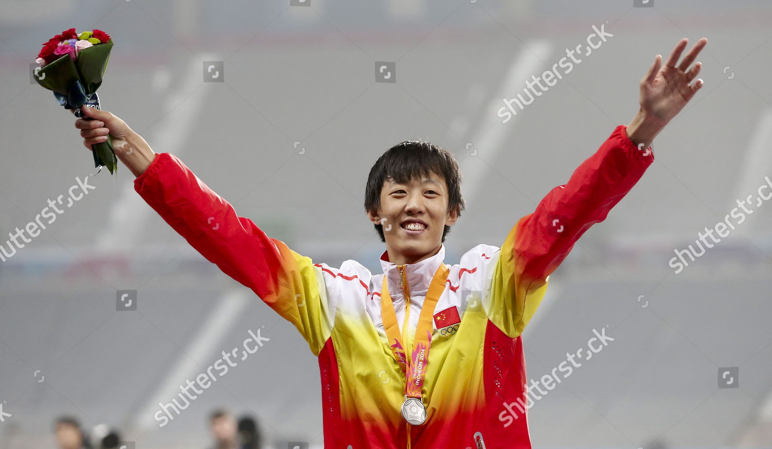 Silver Medalist Zhang Guowei L China Editorial Stock Photo - Stock ...