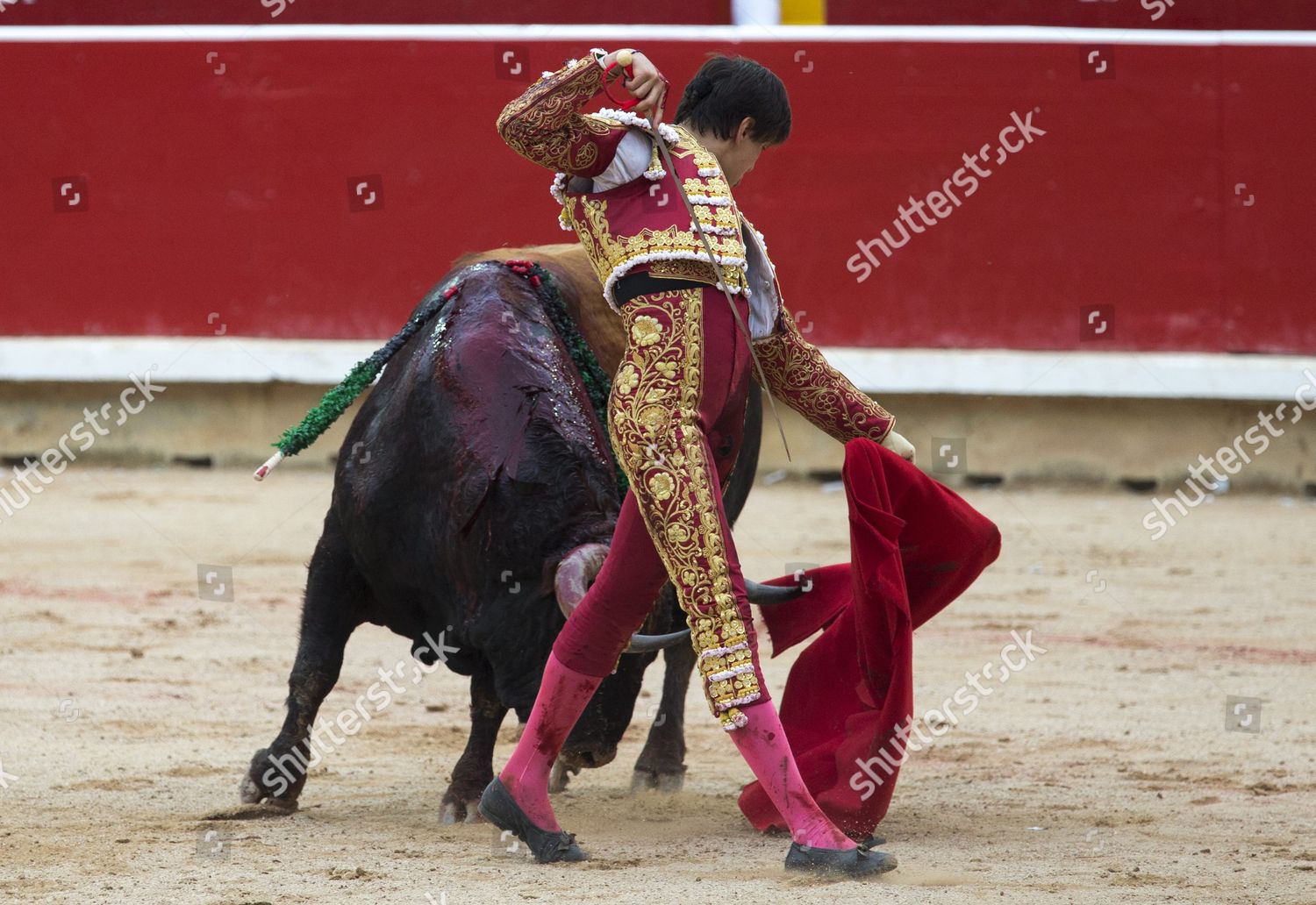 Bullfighter Andres Roca Rey Peru Finishes Editorial Stock Photo - Stock ...