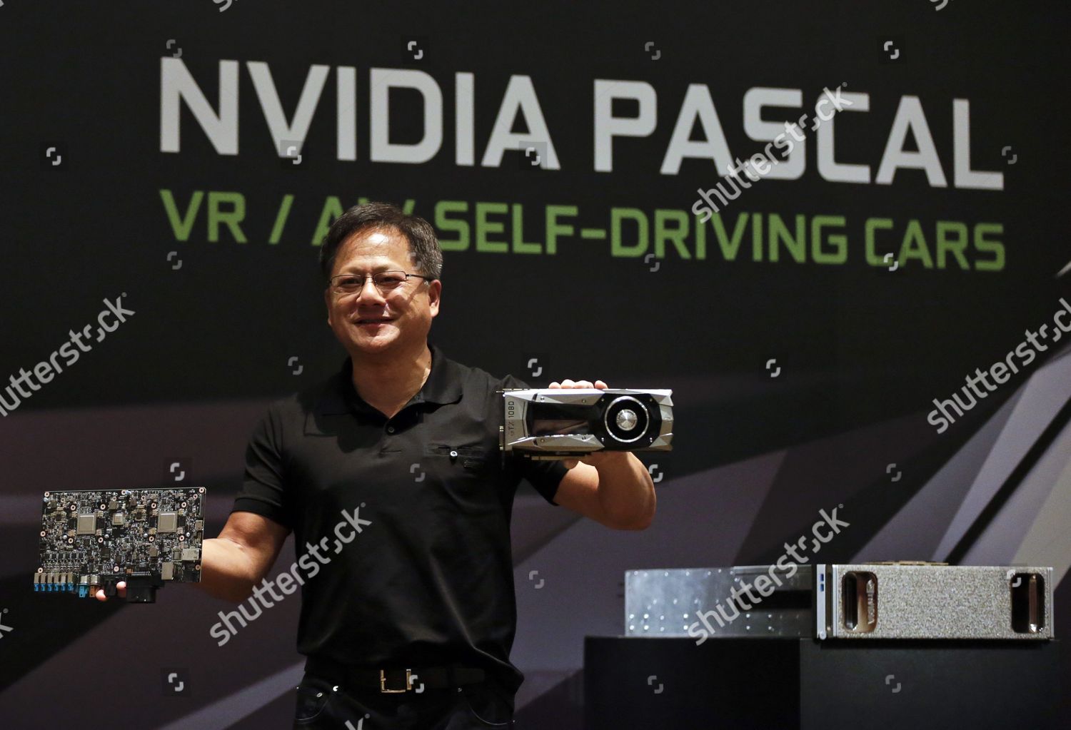 Nvidia President Ceo Jenhsun Huang Displays Editorial Stock Photo ...