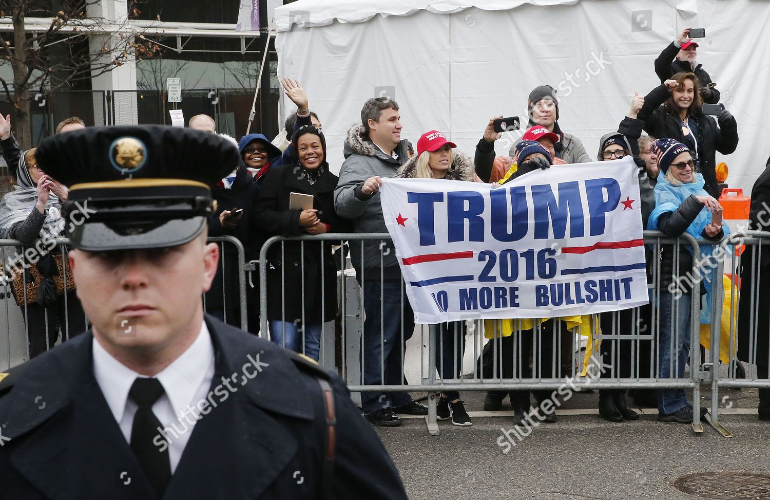 People Along Parade Route During Inaugural Editorial Stock Photo ...