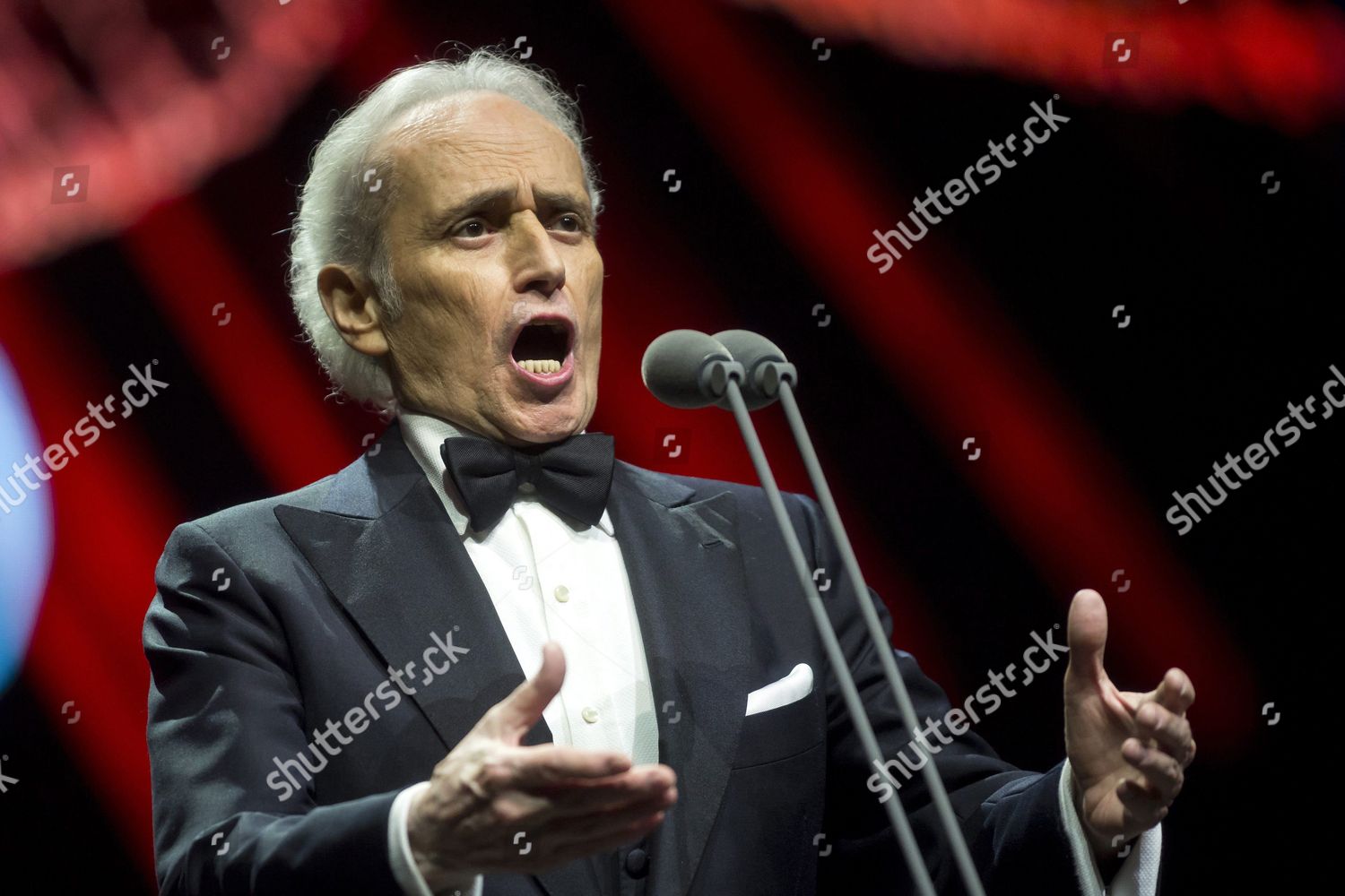 Spanish Tenor Jose Carreras Performs Papp Editorial Stock Photo - Stock ...