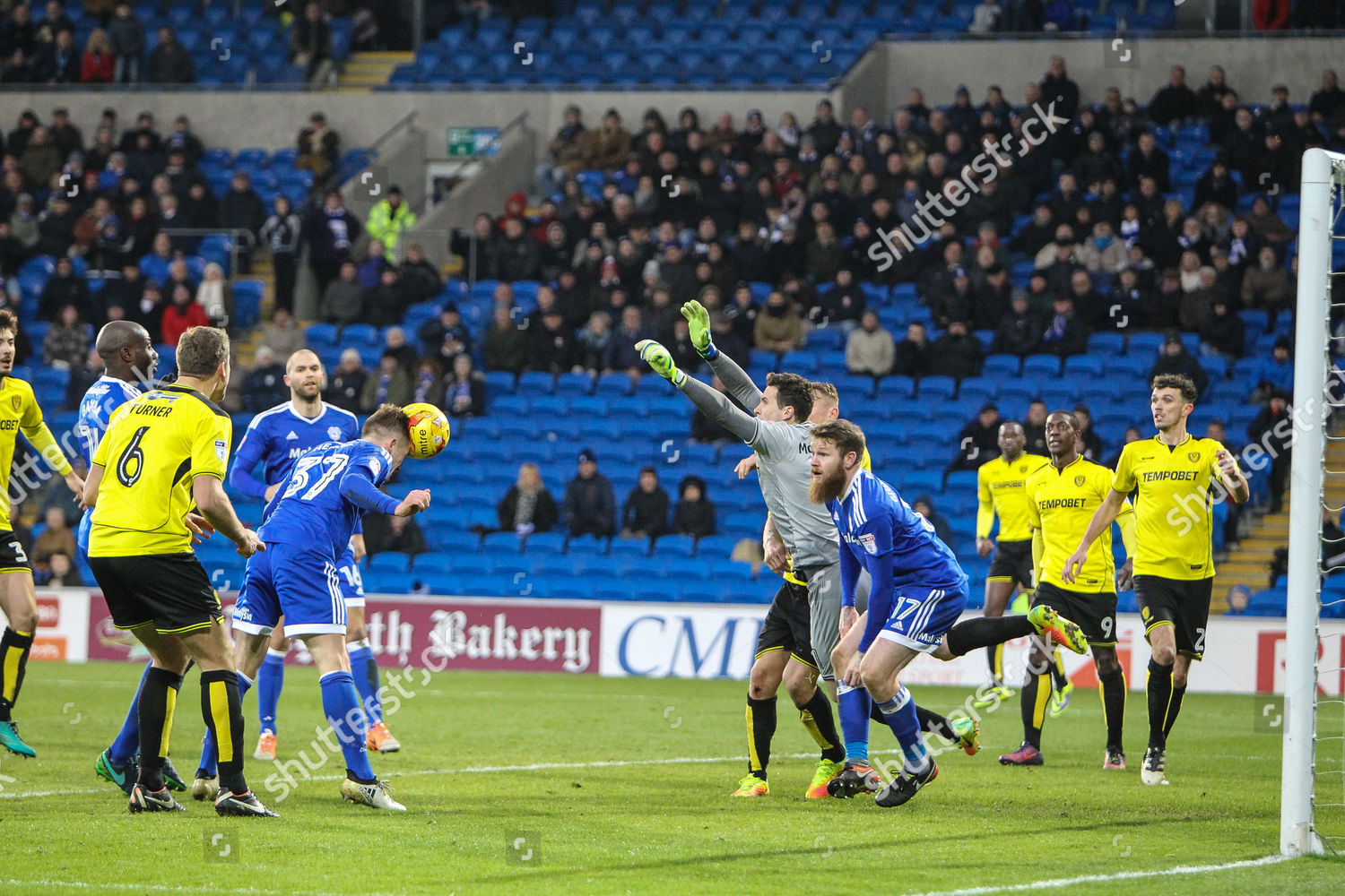Rhys Healey Cardiff City Scores His Editorial Stock Photo - Stock Image ...
