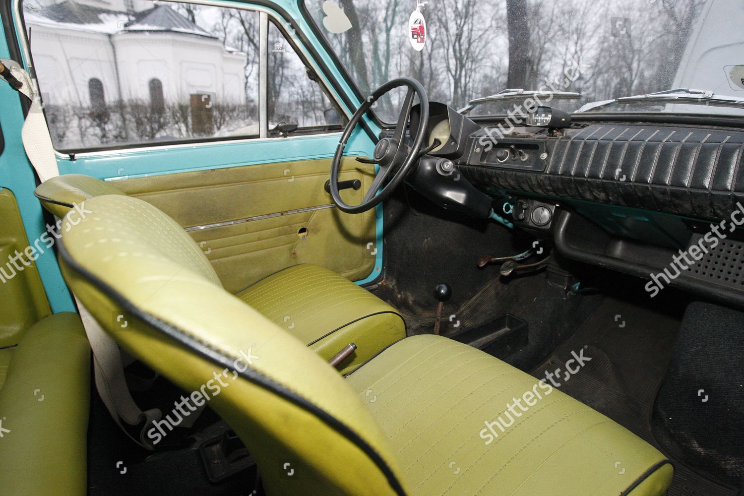 Interior View Vintage Fiat 126p 1974 Editorial Stock Photo - Stock ...