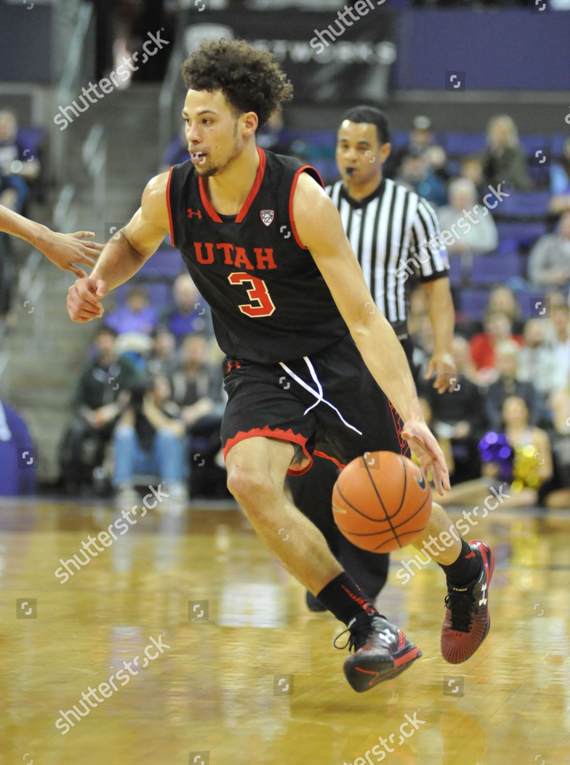 Utahs Devin Daniels 3 Drives Basket Editorial Stock Photo - Stock Image ...