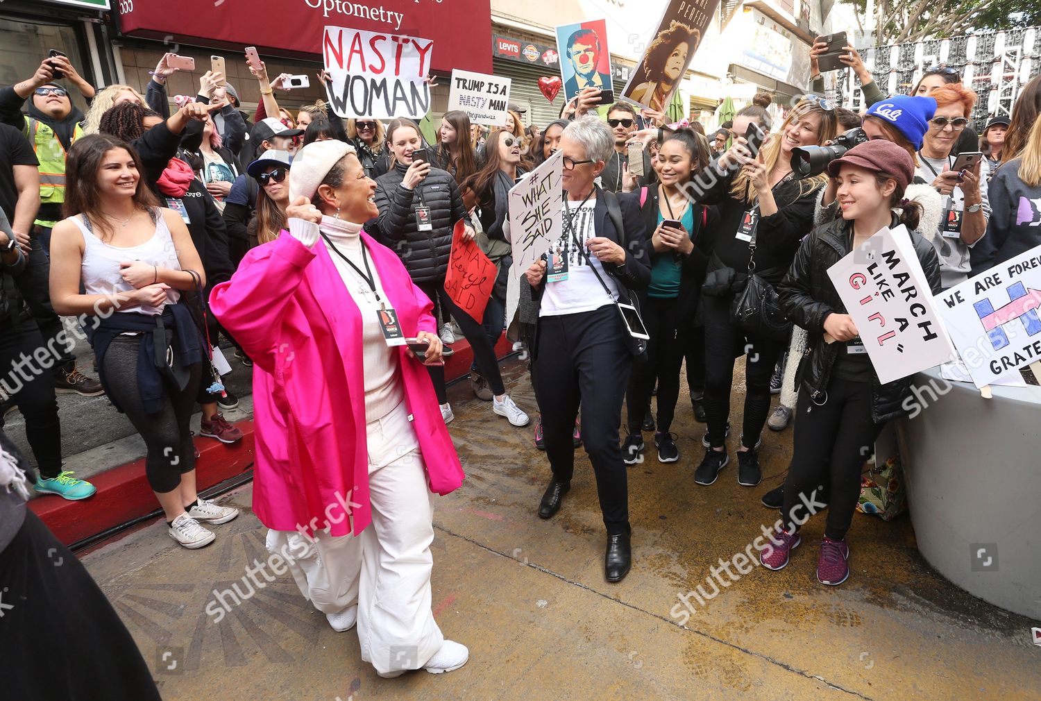 Debbie Allen Jamie Lee Curtis Editorial Stock Photo - Stock Image ...