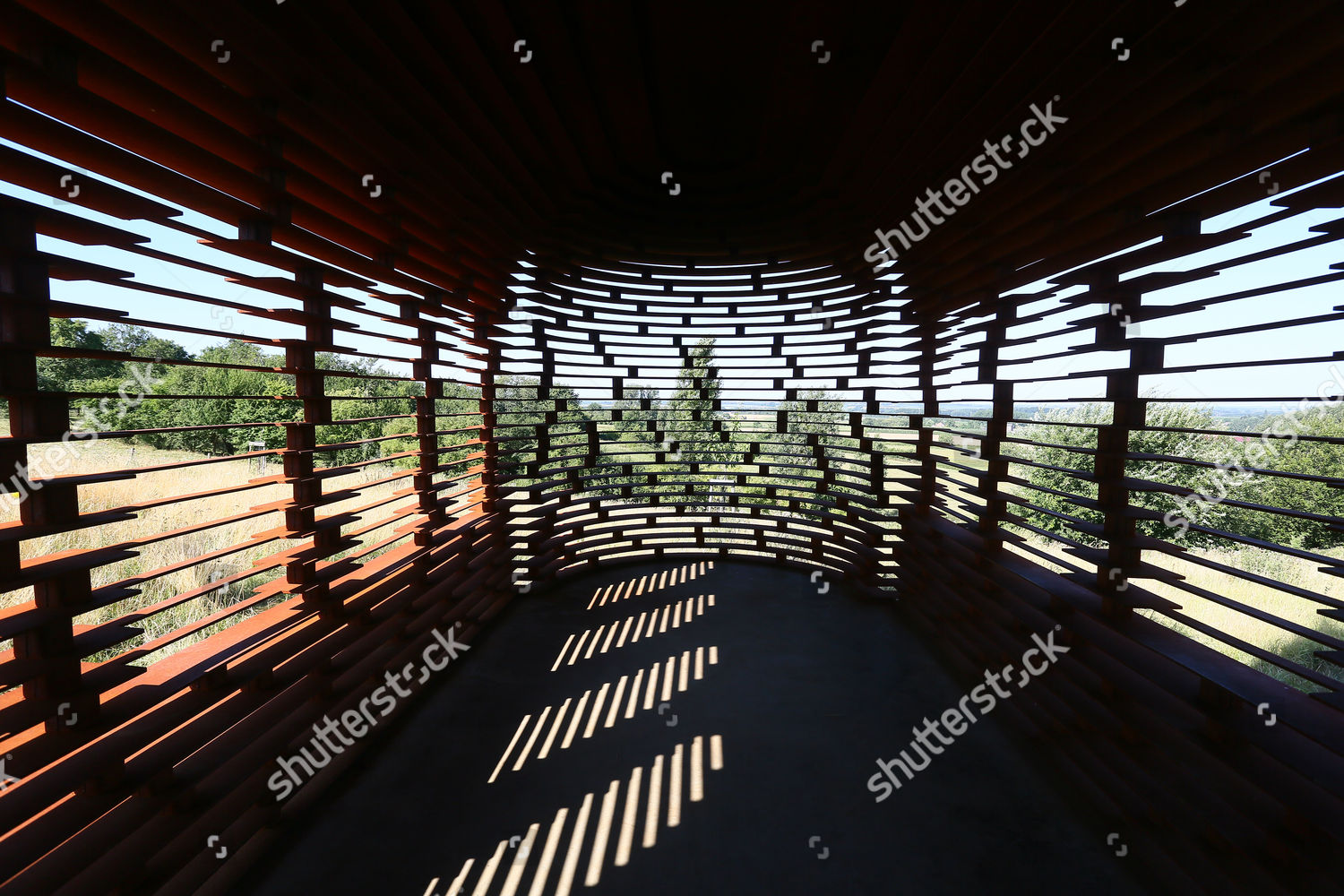 View Inside Socalled Seethrough Church Designed Editorial Stock Photo ...